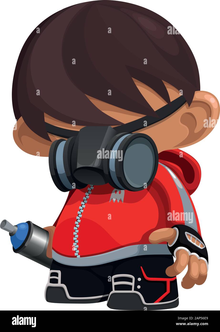 Graffiti Charcter - Tagger Stock Vector Image & Art - Alamy