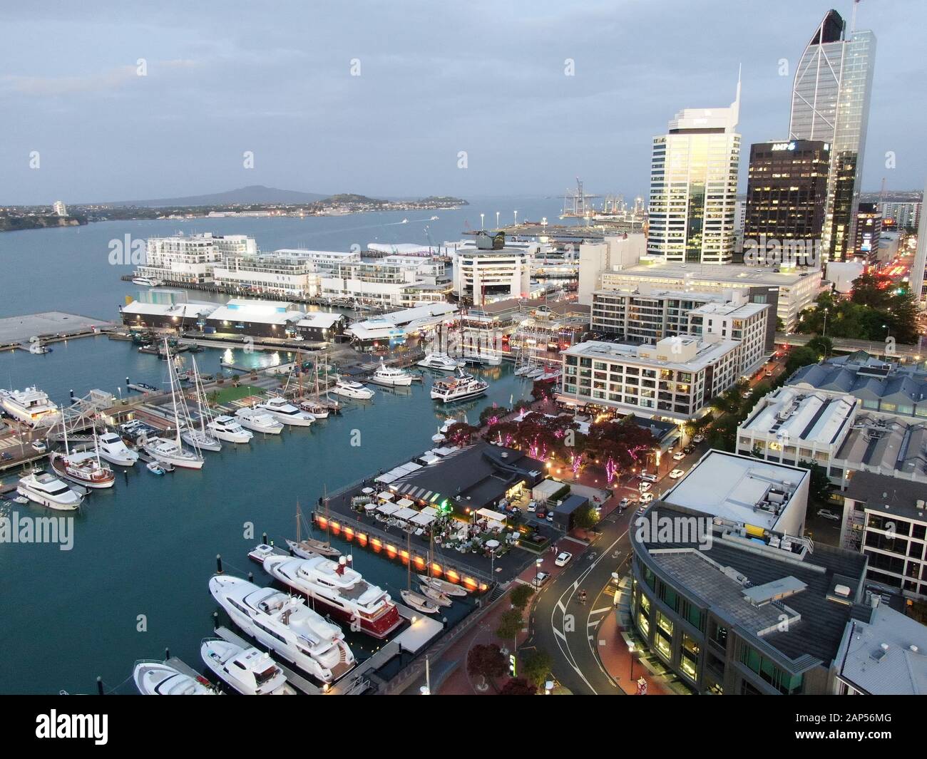 Viaduct Harbour, Auckland / New Zealand - December 12, 2019: The ...
