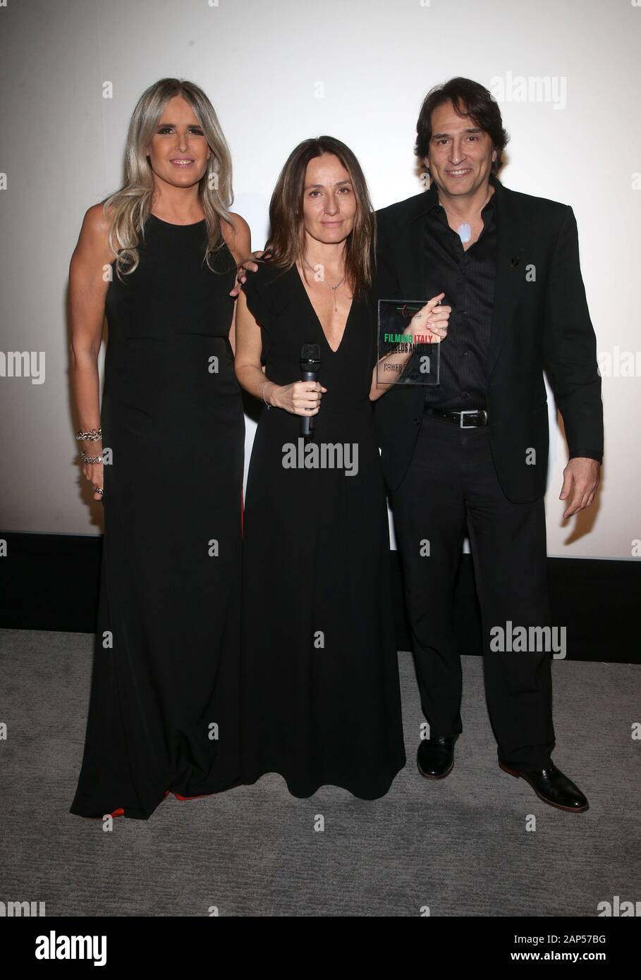 Los Angeles, Ca. 20th Jan, 2020. Tiziana Rocca, Maria Sole Tognazzi ...