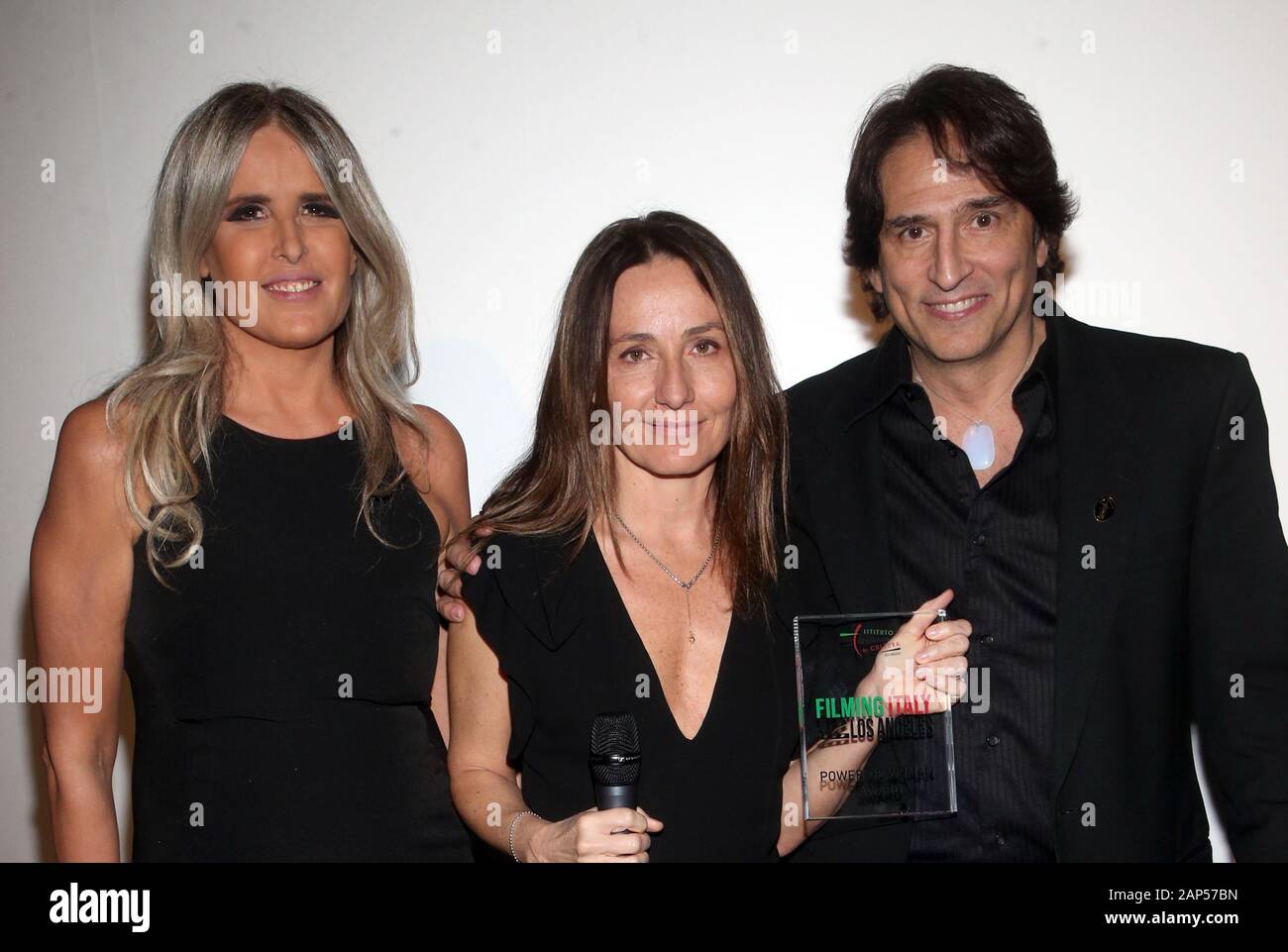 Los Angeles, Ca. 20th Jan, 2020. Tiziana Rocca, Maria Sole Tognazzi ...