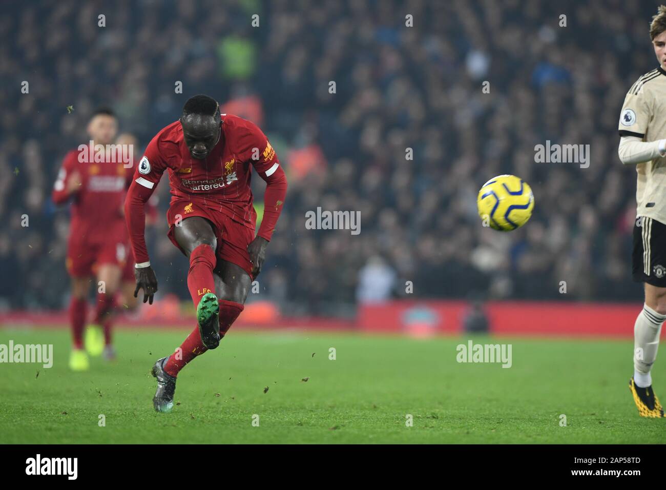 LIVERPOOL, ENGLAND - JANUARY 19: Sadio Mane of Liverpool during the ...