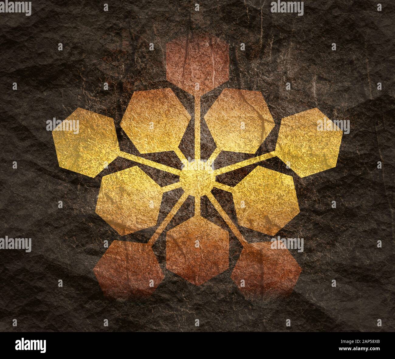 Hexagon sign template. Abstract geometry shape for inforgraphic Stock ...