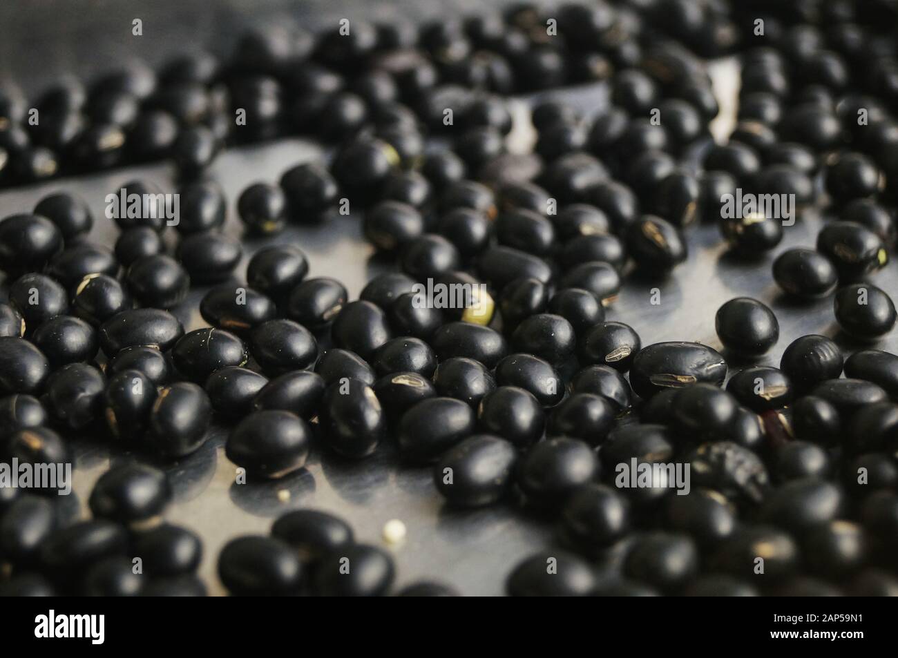 Sundried black beans hi-res stock photography and images - Alamy
