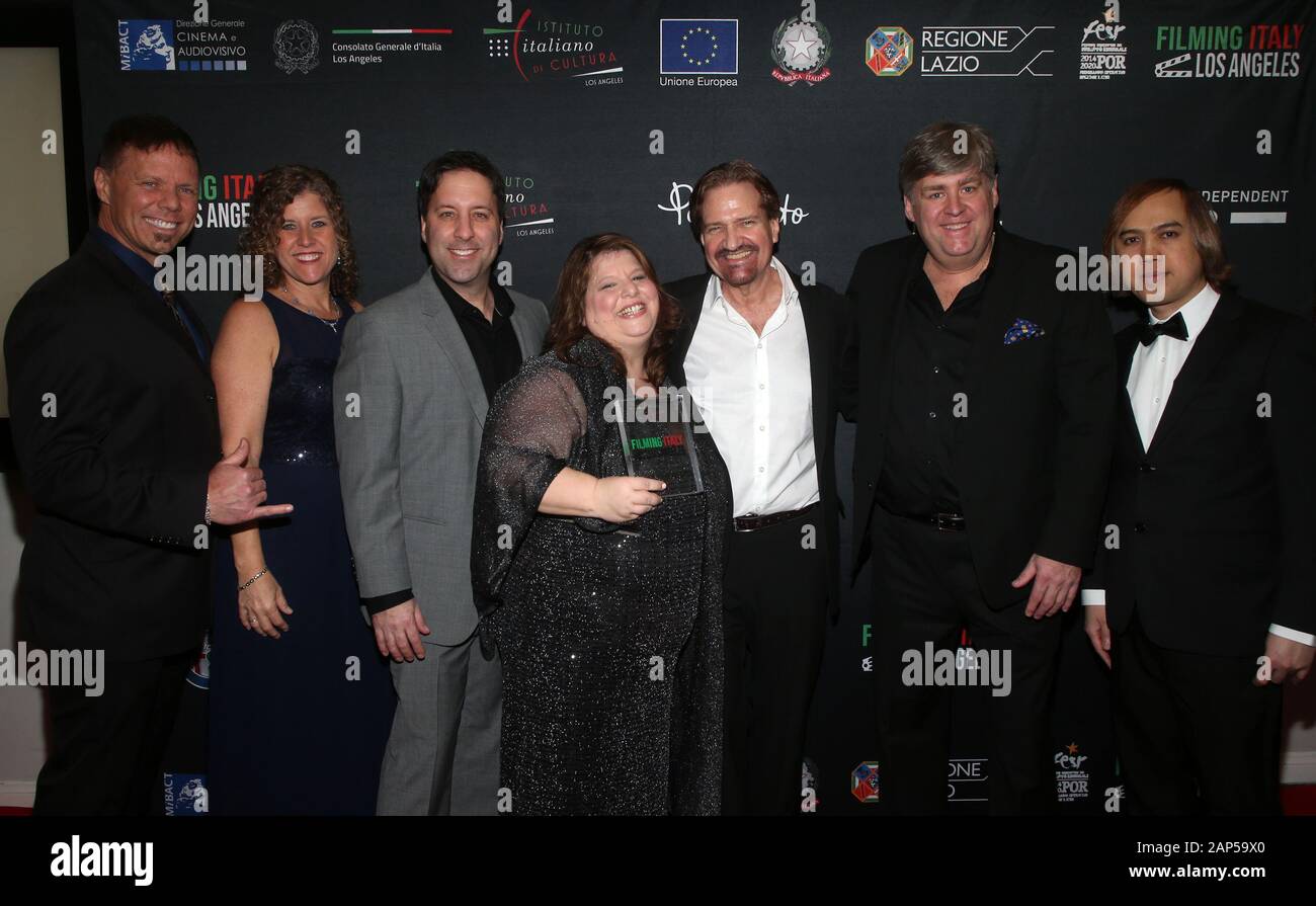 Los Angeles, Ca. 20th Jan, 2020. Romina Arena and her Team, at the 2020 ...