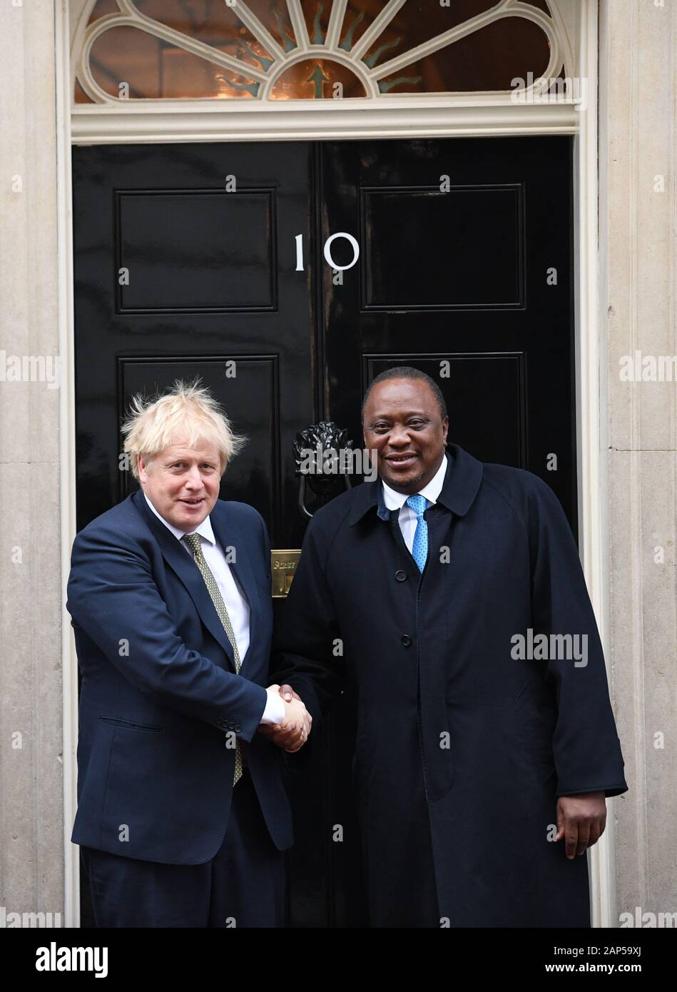 Prime Minister Boris Johnson welcomes Kenya's President Uhuru Kenyatta ...