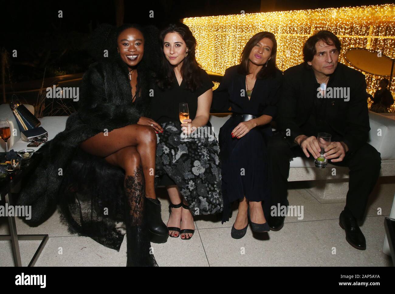 Beverly Hills, Ca. 20th Jan, 2020. Nana Ghana, Sophia Kiapos, Chelsea ...