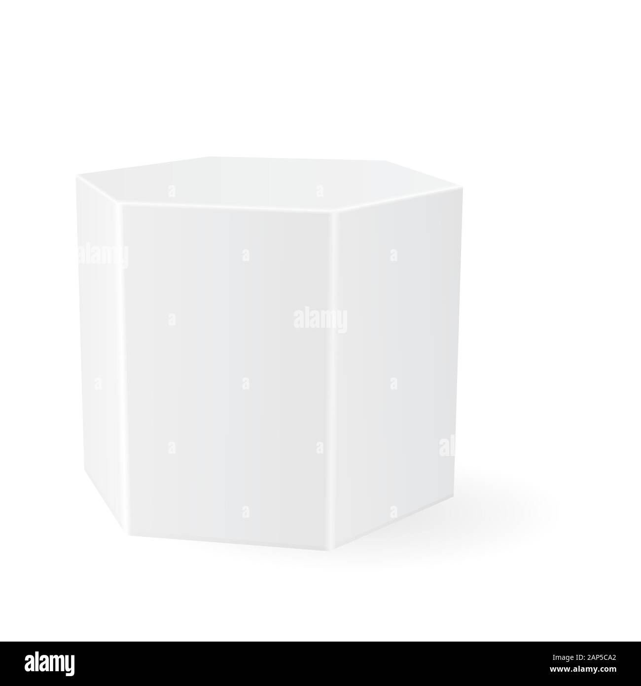 Haxagonal prism. 3d geometric shape Stock Vector Image & Art - Alamy