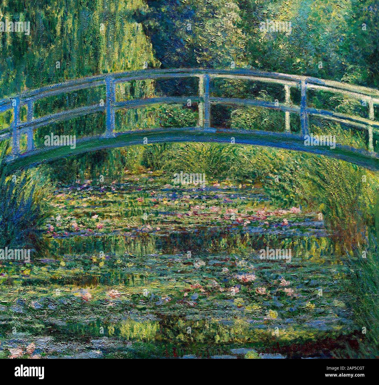 Monet Bridge Wallpaper