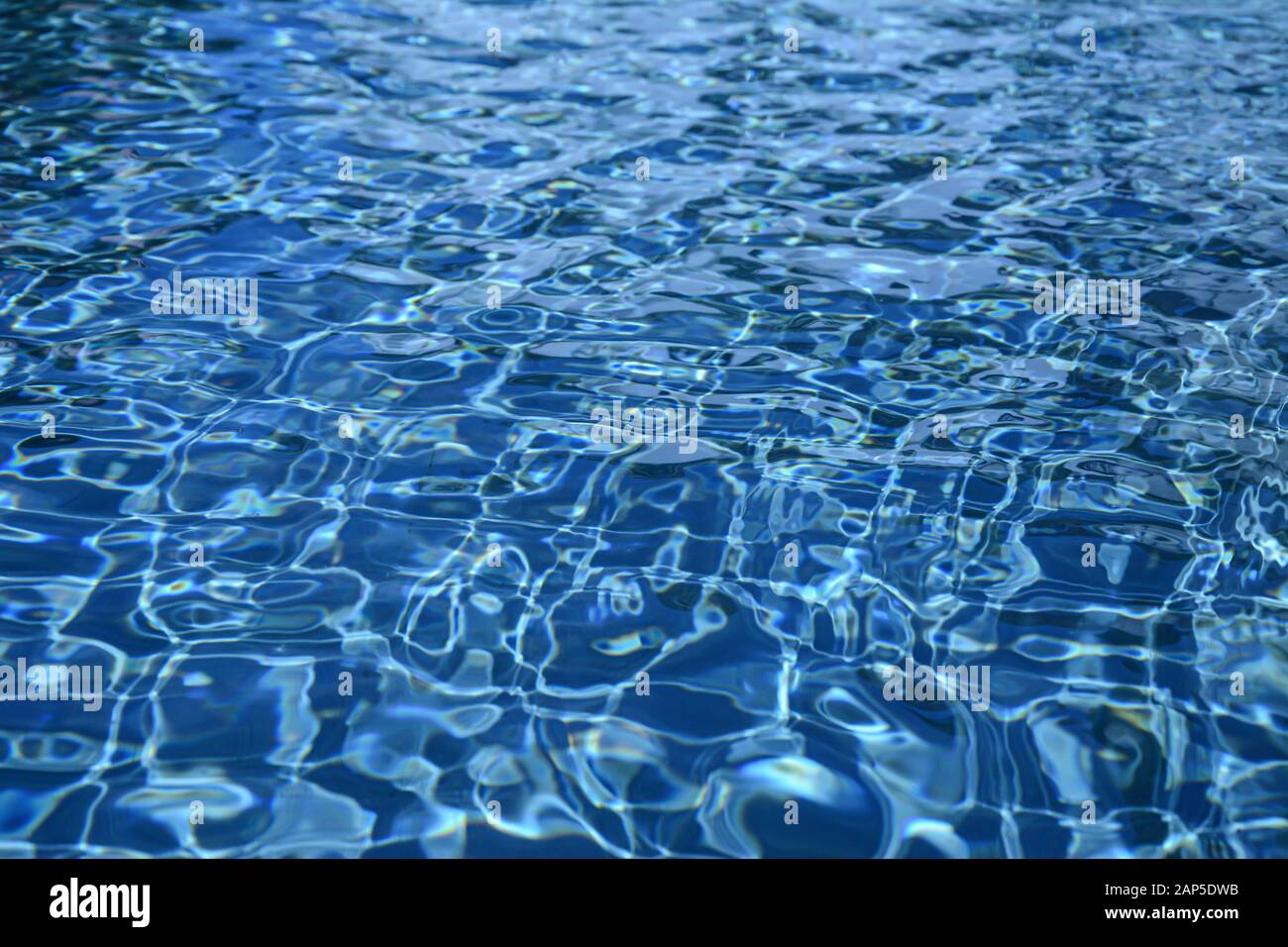 small waves on the surface of water pool Stock Photo - Alamy