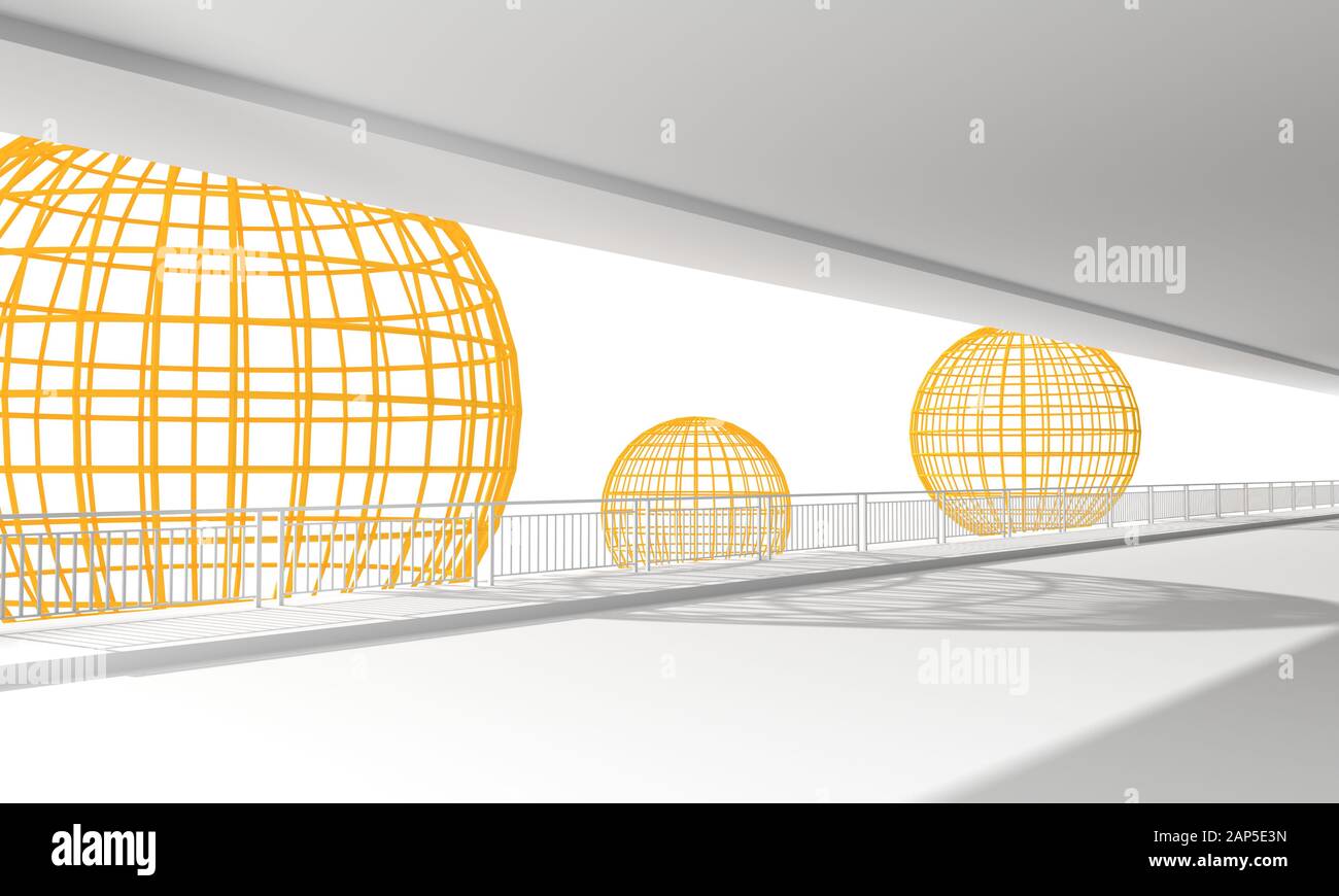 Modern urban architecture. Abstract background. Part of the building ...