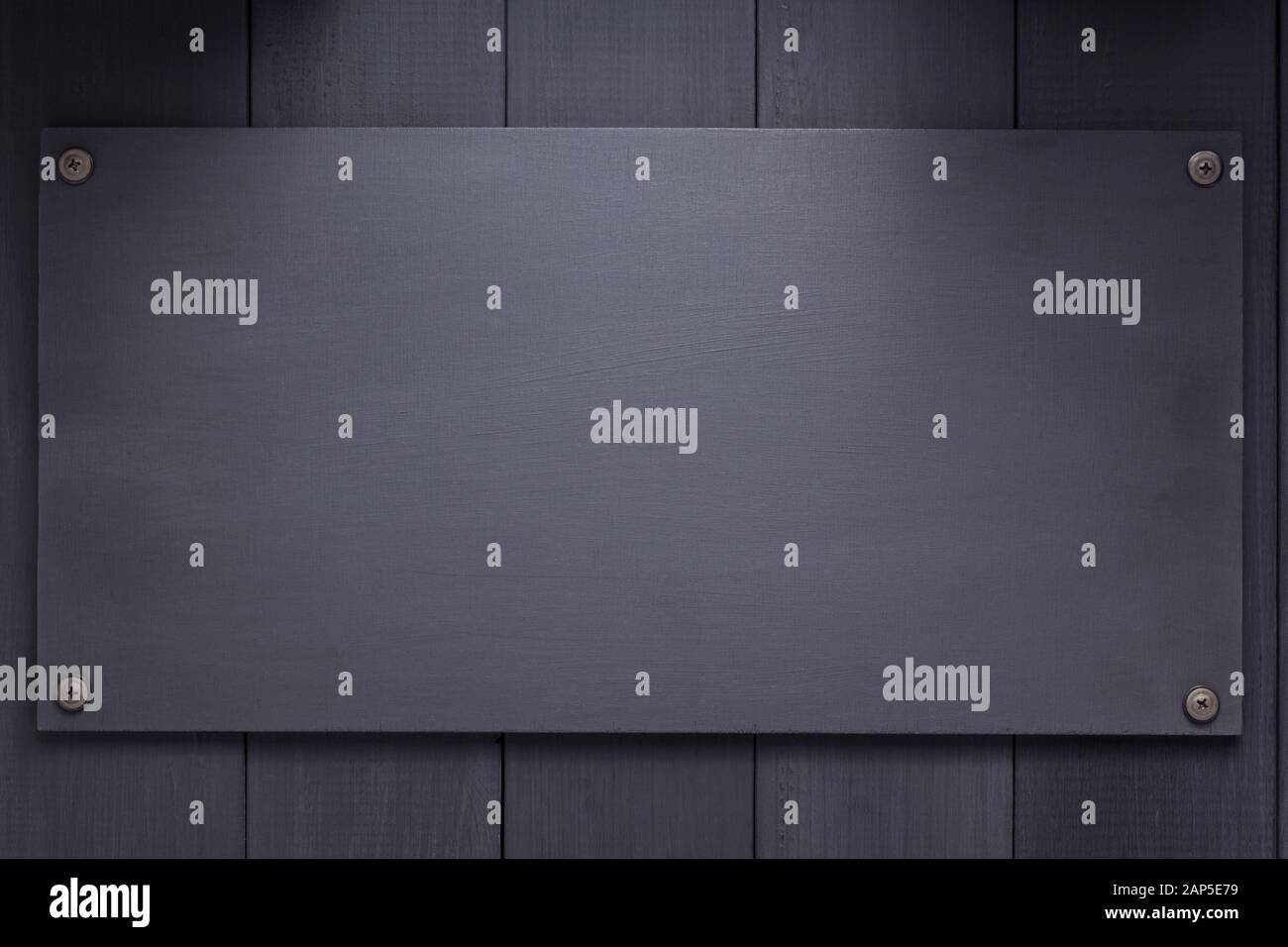 nameplate at wooden background texture surface, with screws Stock Photo ...