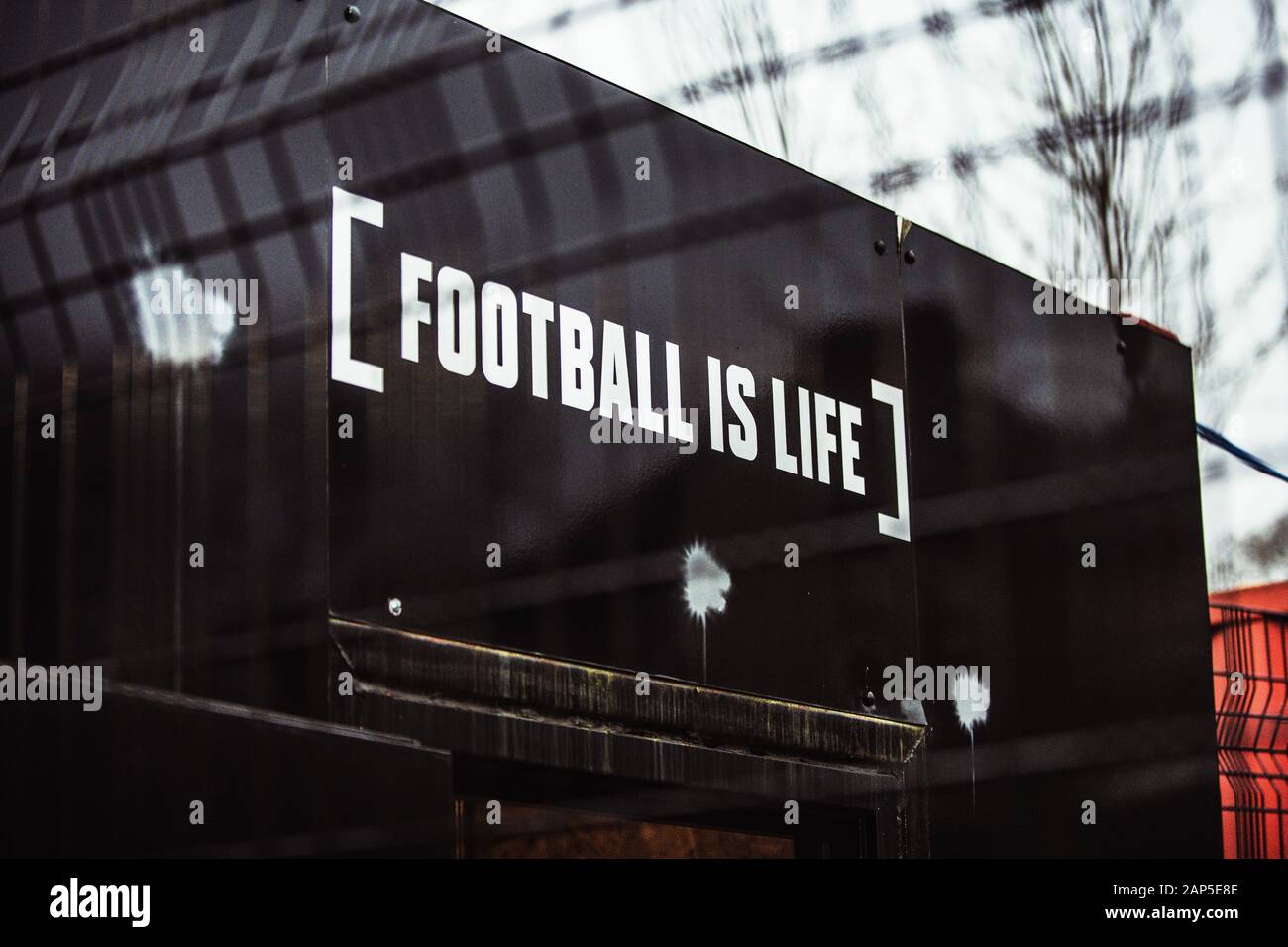 Football is life Stock Photo - Alamy