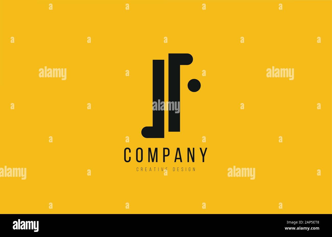 I yellow black alphabet letter for company logo icon design. Suitable ...