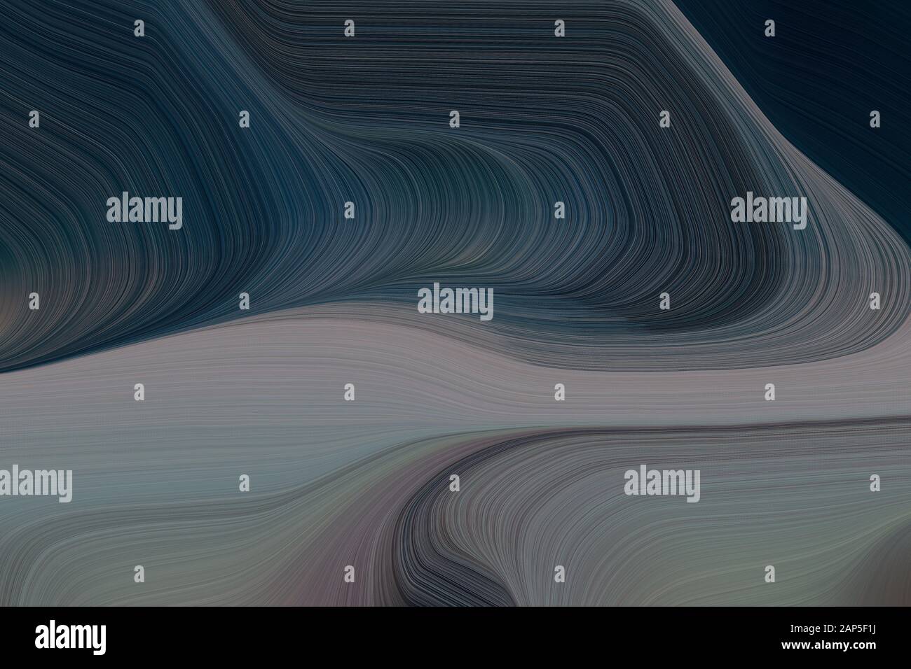 artistic wave lines with curvy background illustration with very dark ...