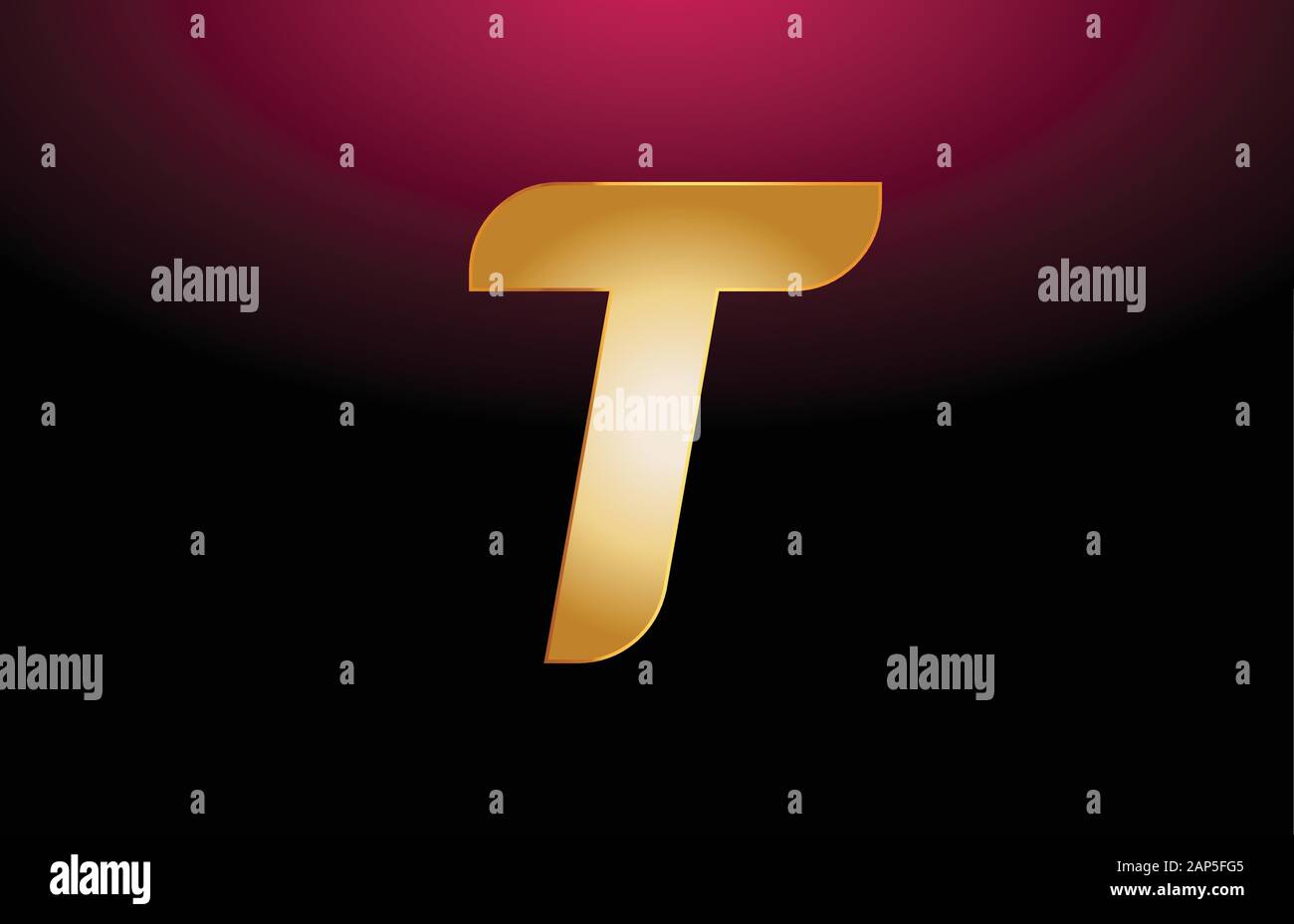 gold golden metal alphabet letter T logo company icon design. Suitable ...