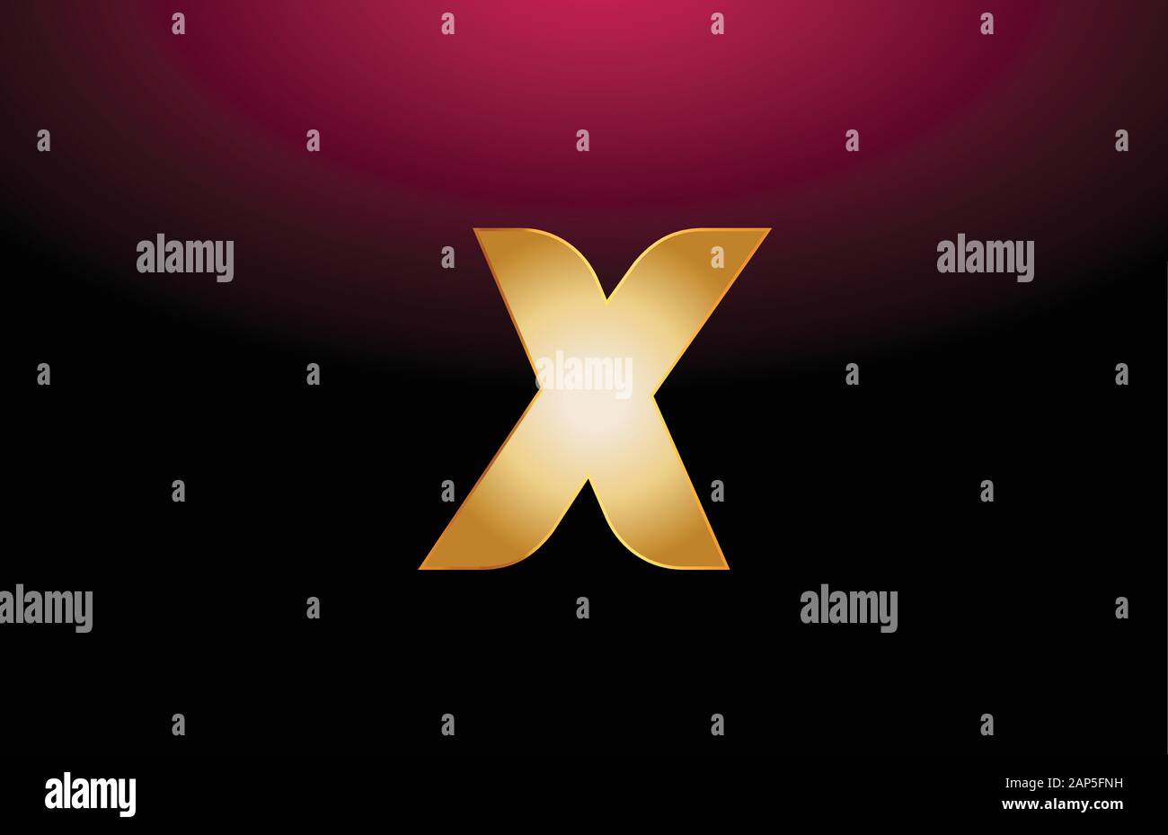 gold golden metal alphabet letter X logo company icon design. Suitable ...