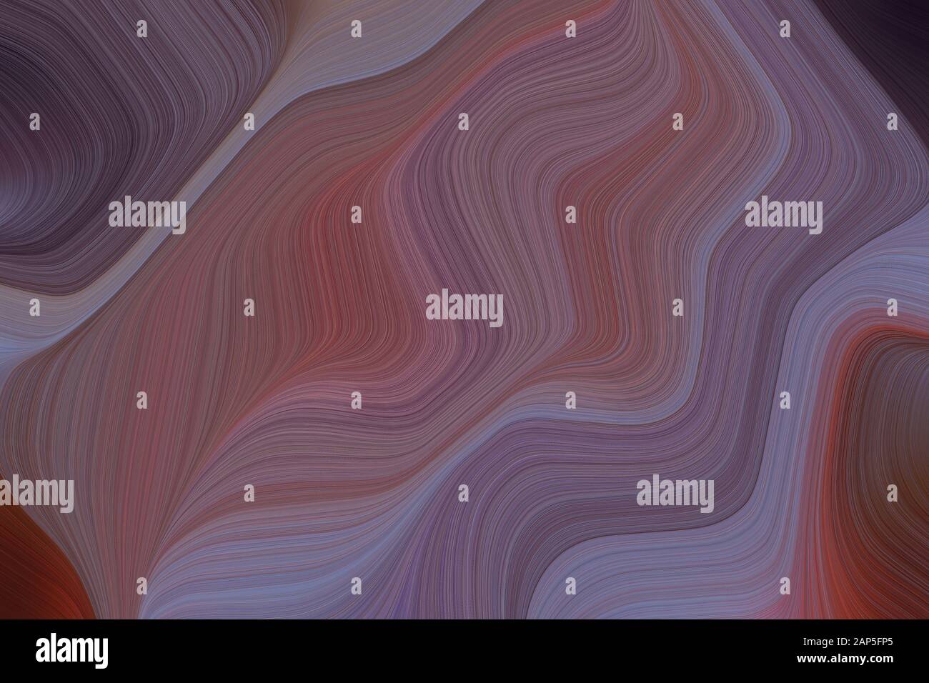 artistic wave lines with contemporary waves illustration with dim gray ...