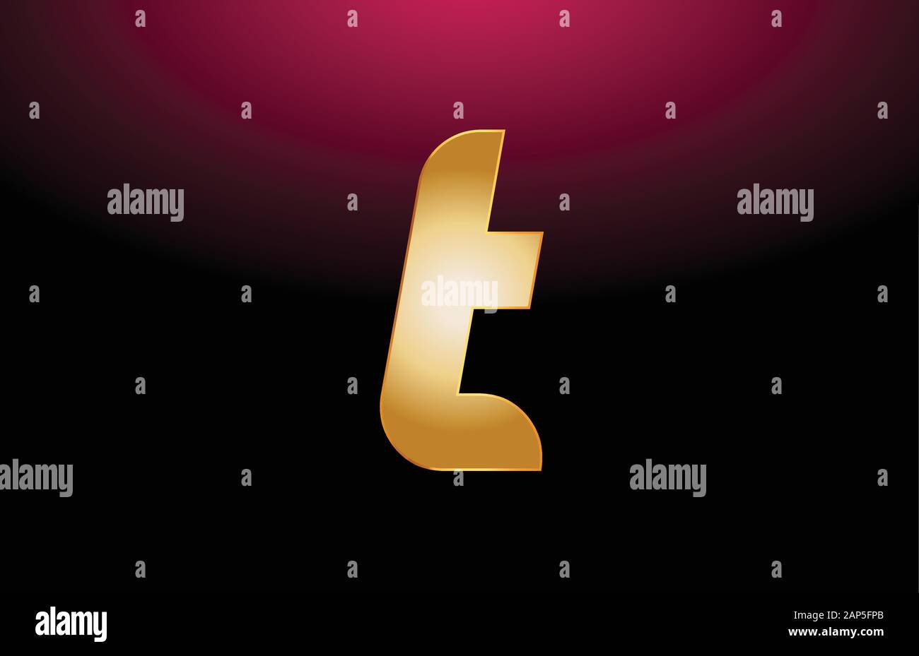 gold golden metal alphabet letter T logo company icon design. Suitable ...