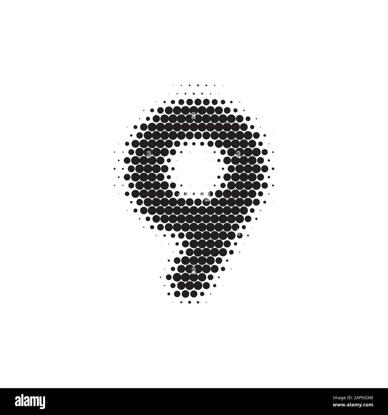 Number 9 black halftone pattern font Stock Vector Image & Art - Alamy