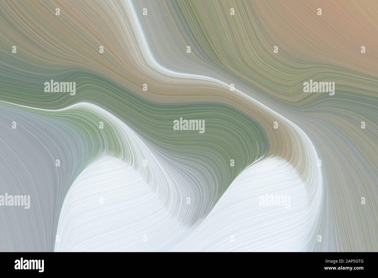 artistic wave lines with modern waves background illustration with dark ...