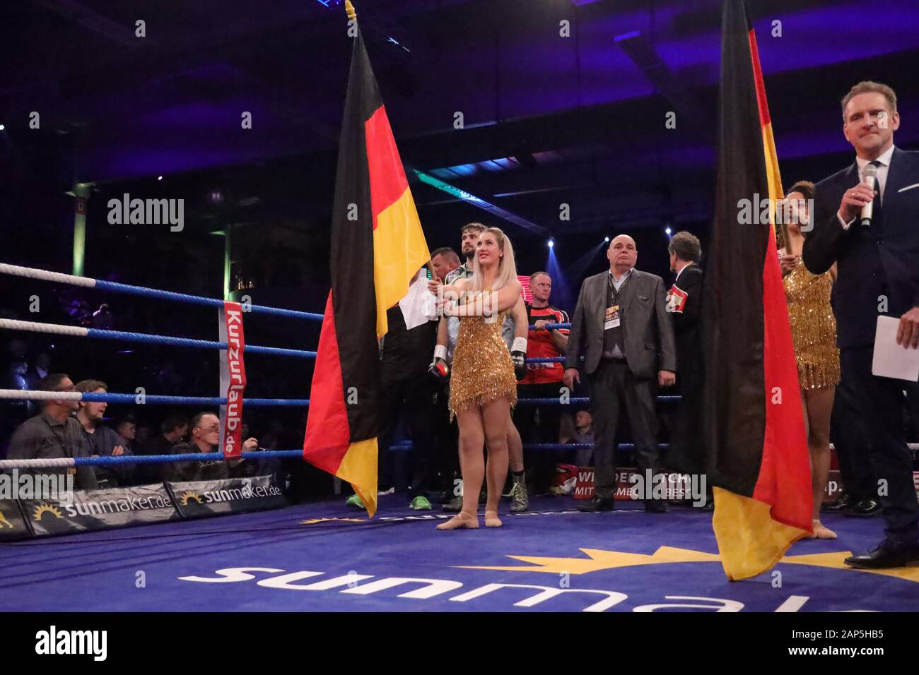 Boxkampf Roman Fress gegen Matteo Rondena German International ...