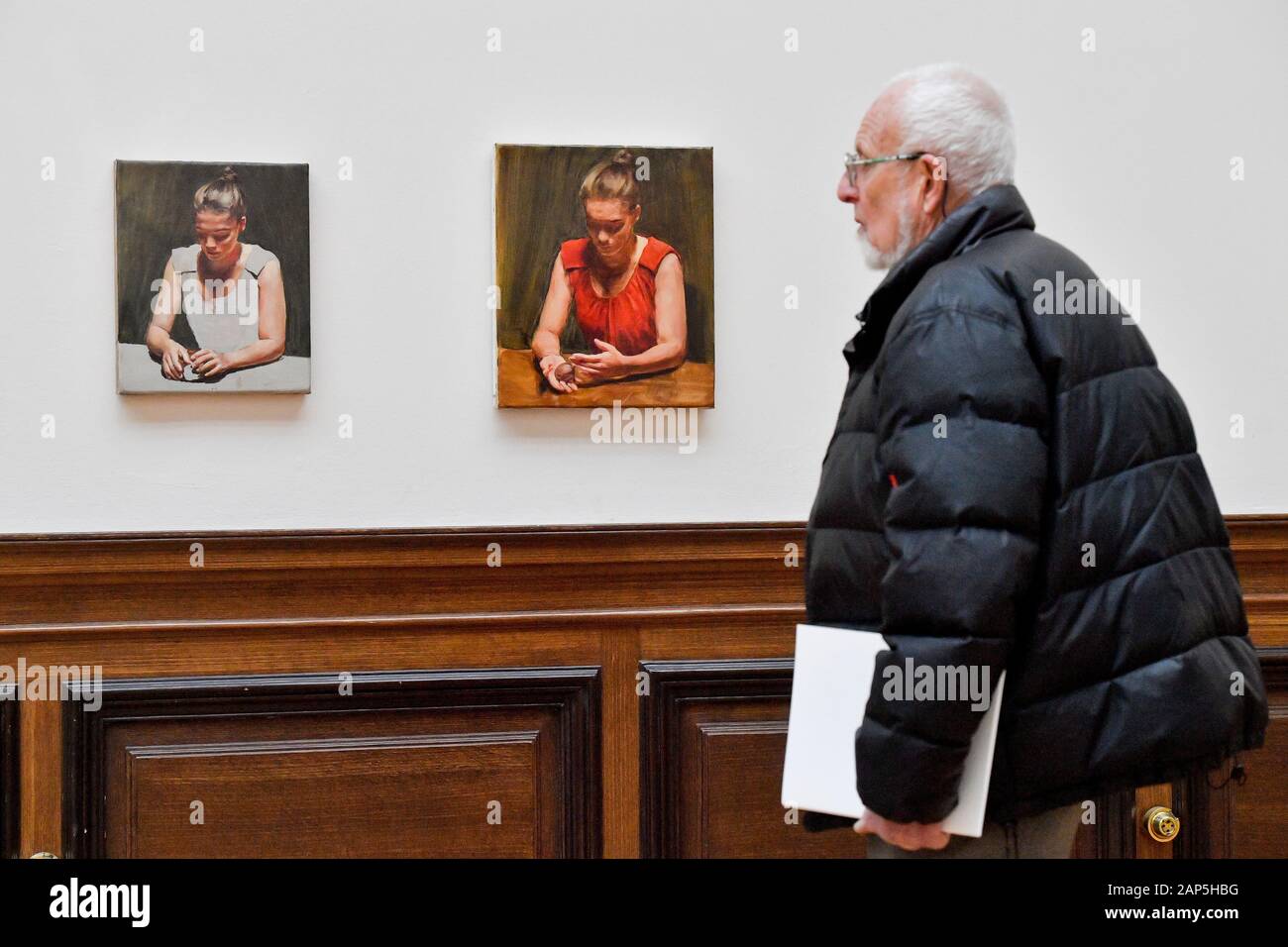 Galerie Rudolfinum, Prague. 21st Jan, 2020. Opening of exhibition The ...
