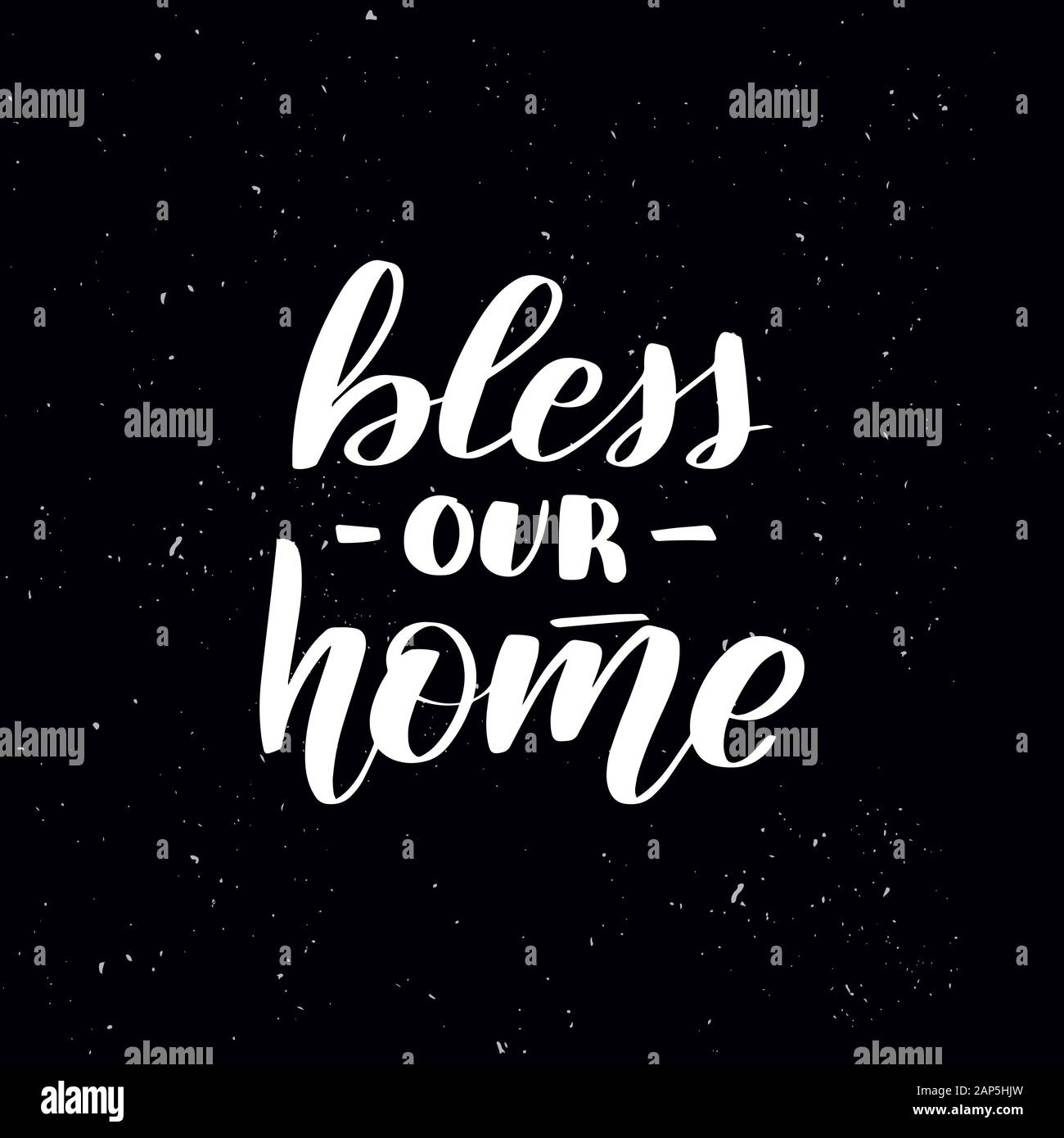 Handwritten calligraphy text, chalk on a blackboard Stock Vector Image ...