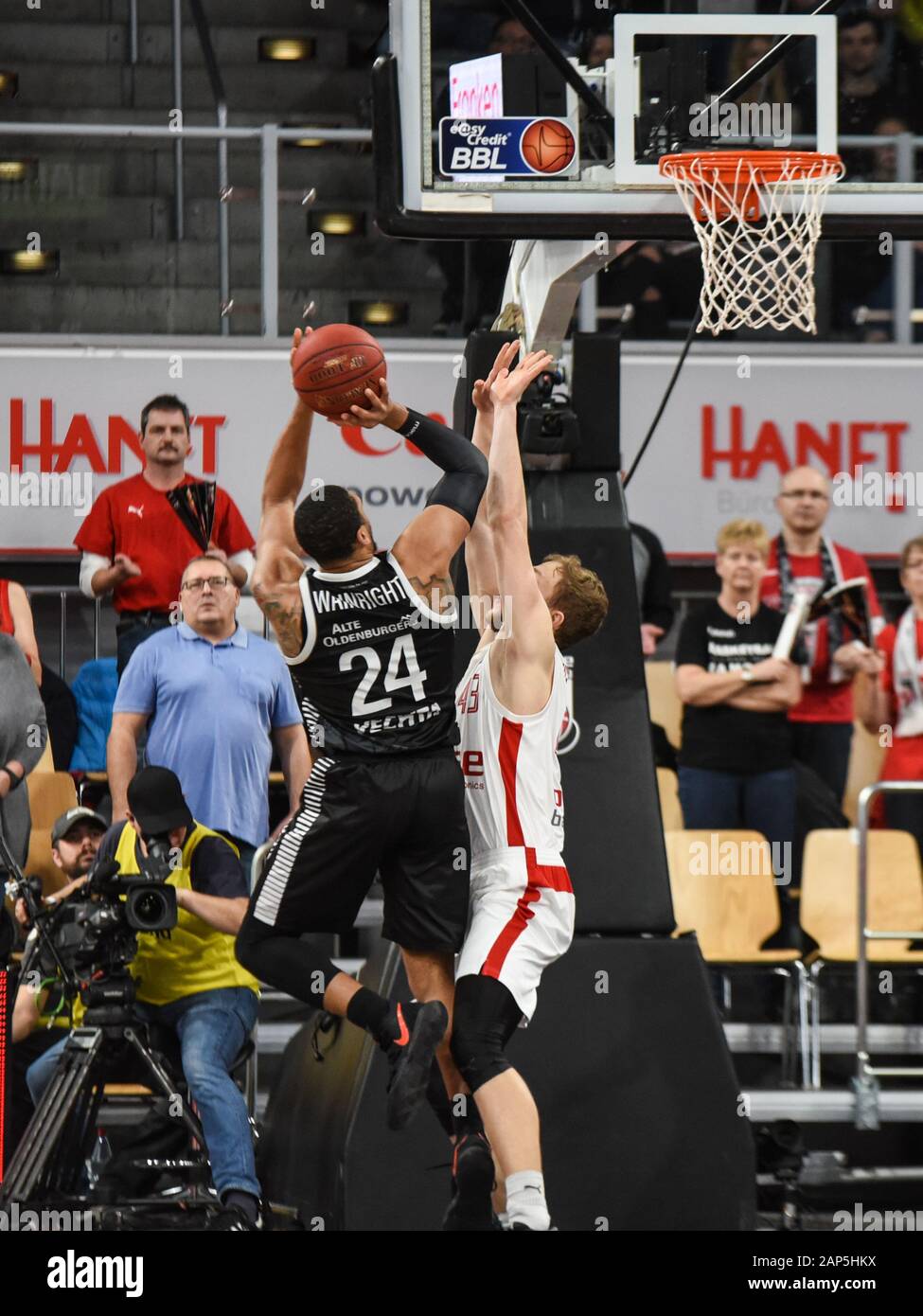 Germany, Bamberg, Brose Arena - 19.01.2020 - Basketball, 1 Bundesliga ...