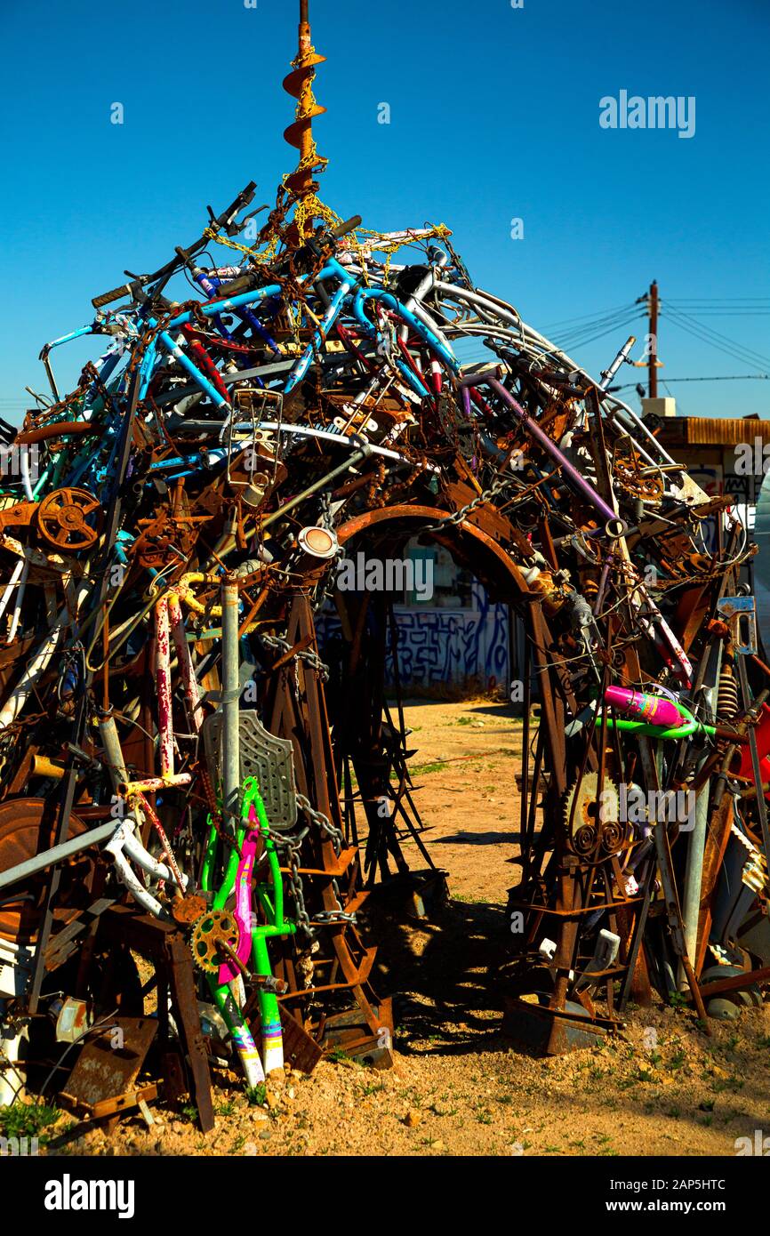 Bombay Beach California USA east shore of the Salton Sea. Bombay Beach ...