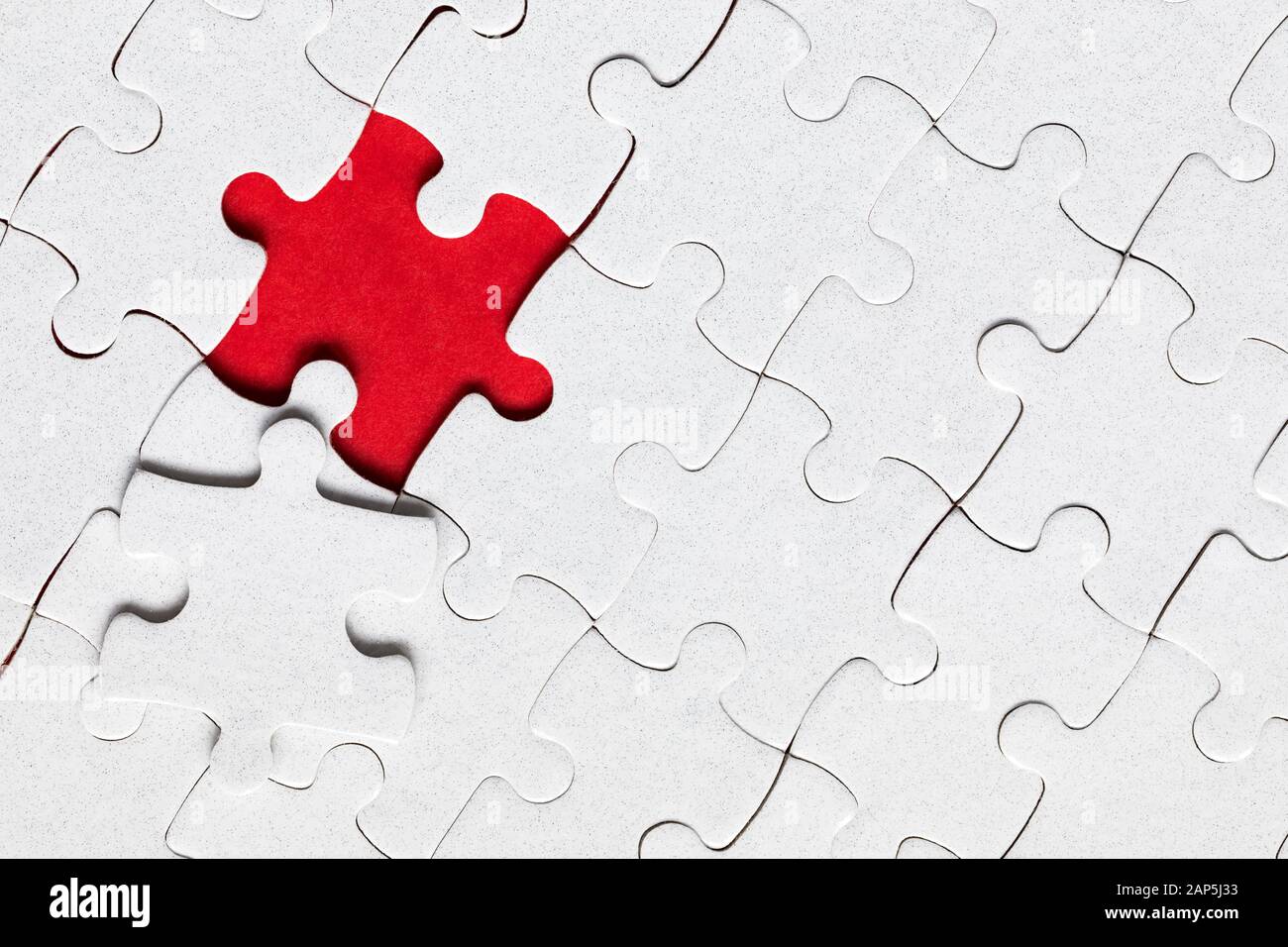 Jigsaw puzzle with missing piece. Missing puzzle pieces. Concept image ...