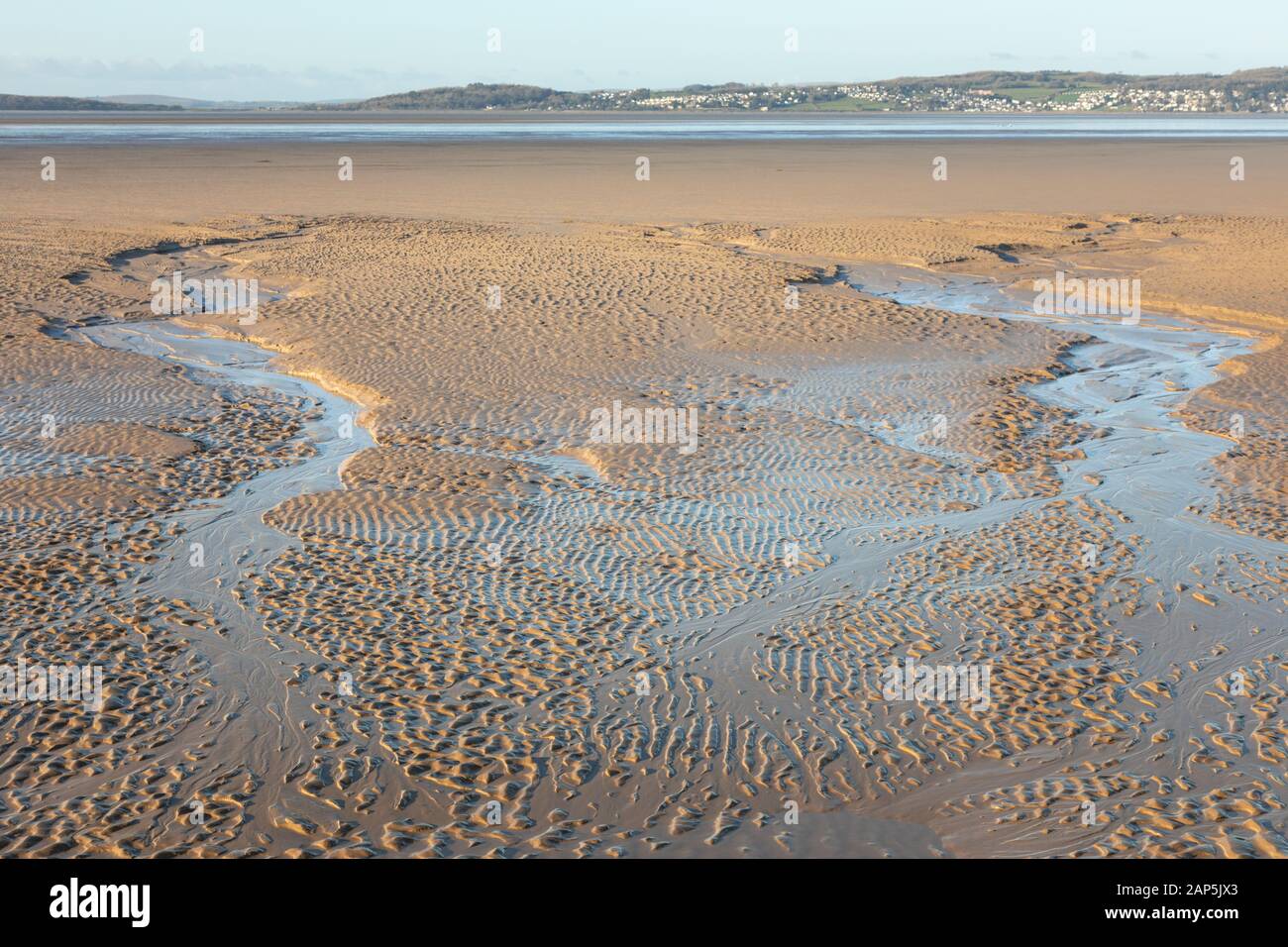 Kents Bank and Grange-Over-Sands Across The Sands of Silverdale ...