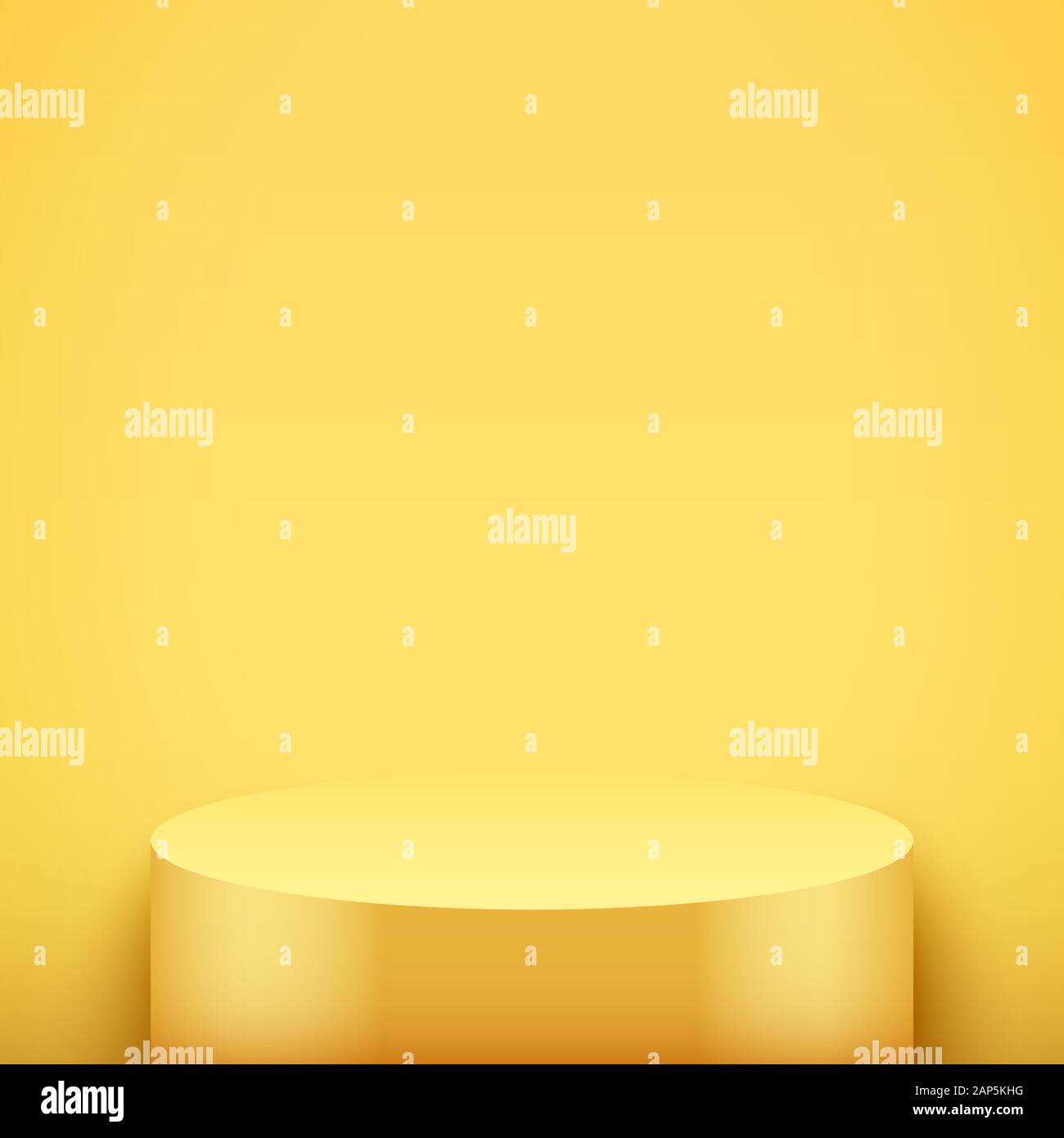 Yellow pedestal vector Stock Vector Images - Alamy
