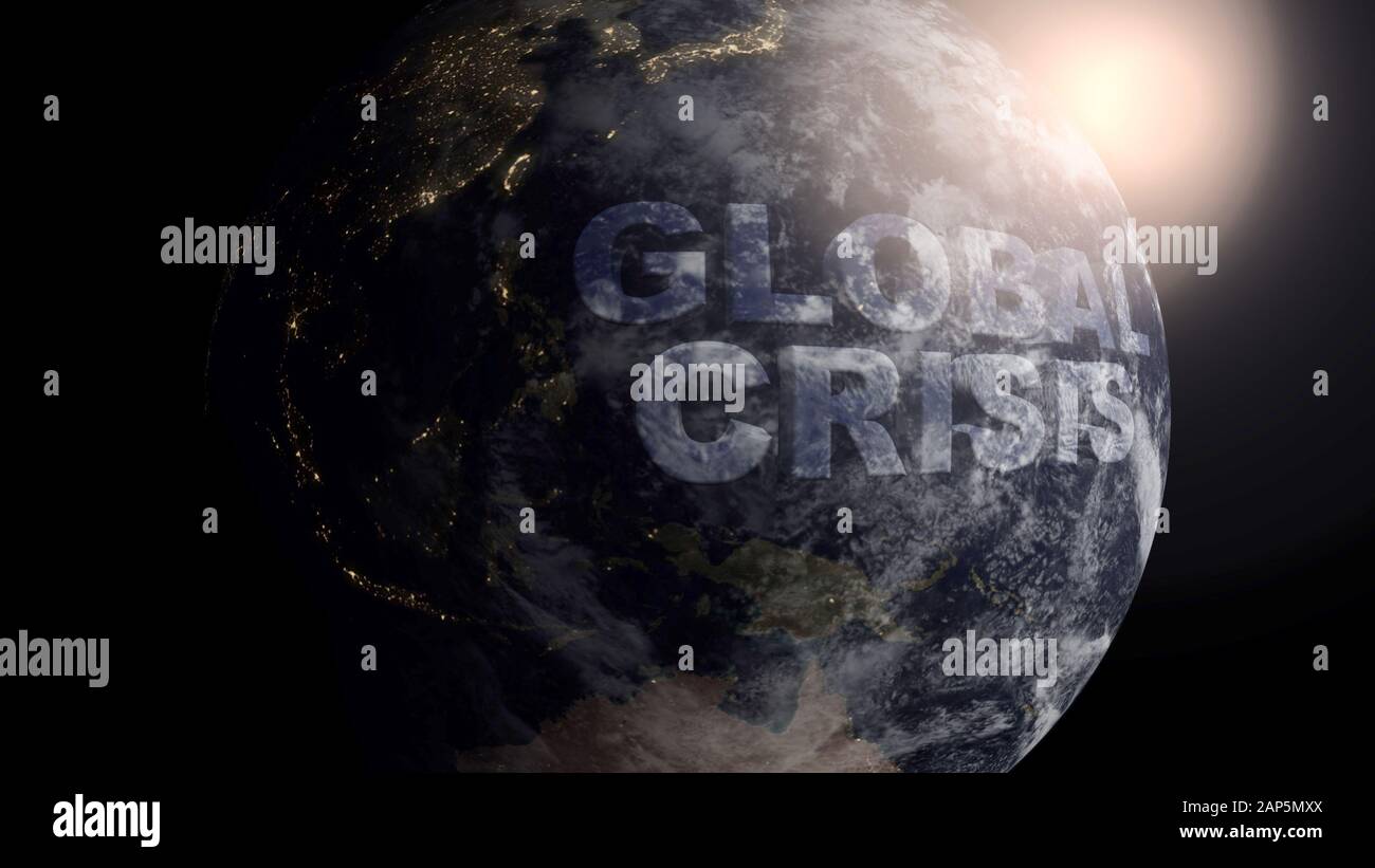 Global Crisis on Planet Earth Stock Photo - Alamy