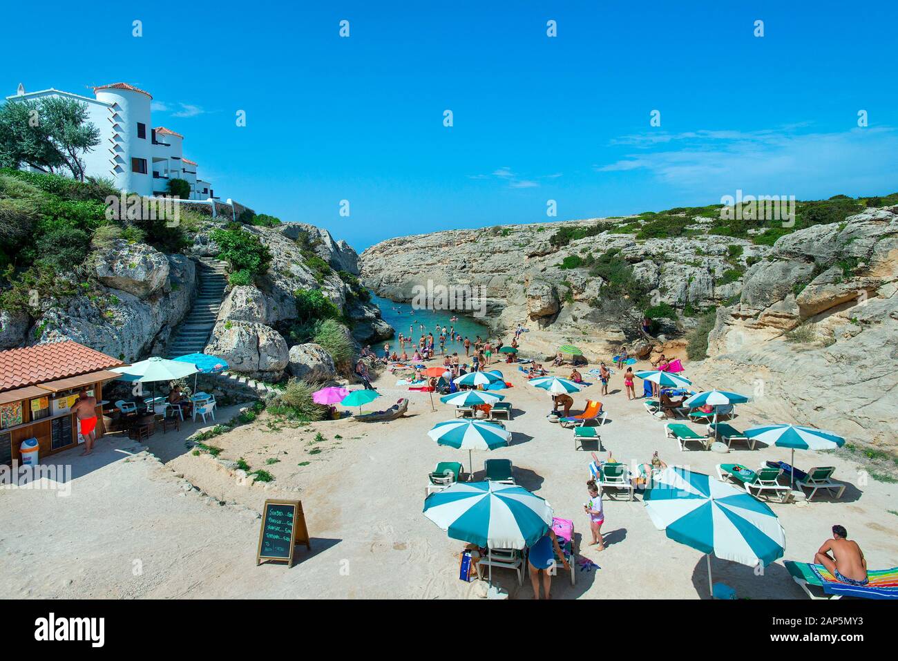 Cala'n Forcat, Menorca, Balearics, Spain Stock Photo - Alamy