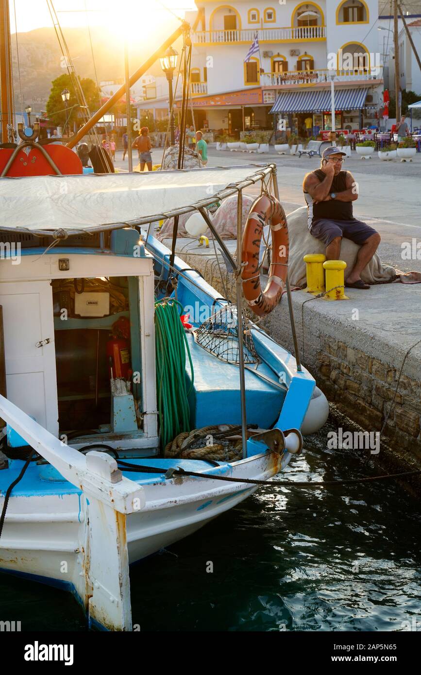 Lipsi or Lissos island, Southern Aegean Sea, Dodecanese, Twelve Island ...