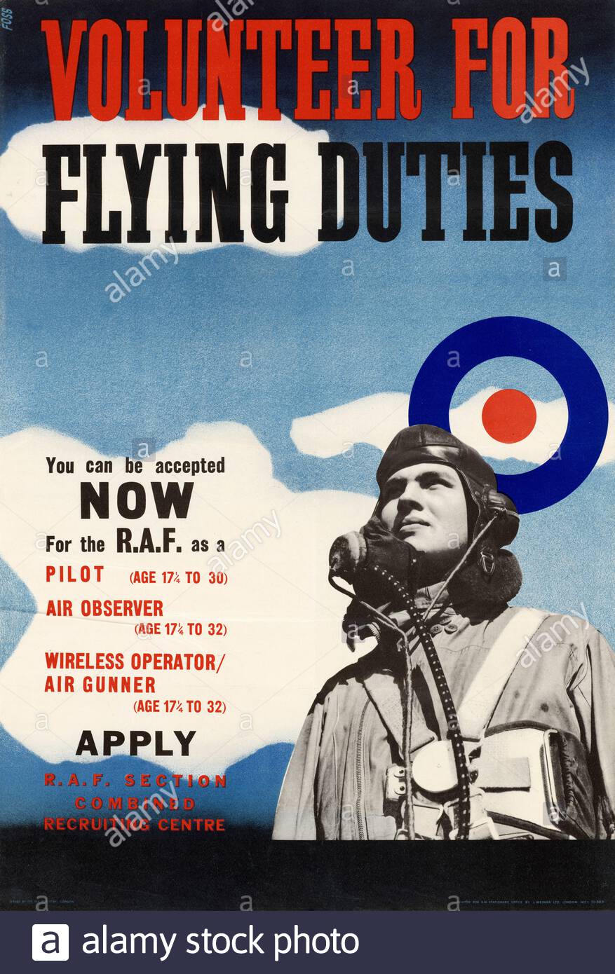 British World War 2 Public Information Propaganda poster Stock Photo ...