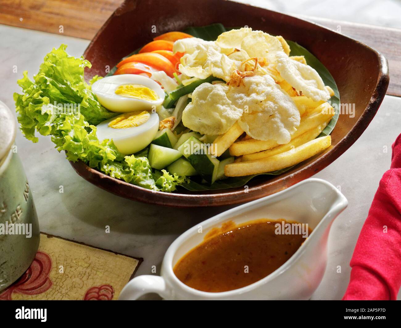 Traditional lunch, Yogyakarta, Jawa, Indonesia , Asia Stock Photo - Alamy
