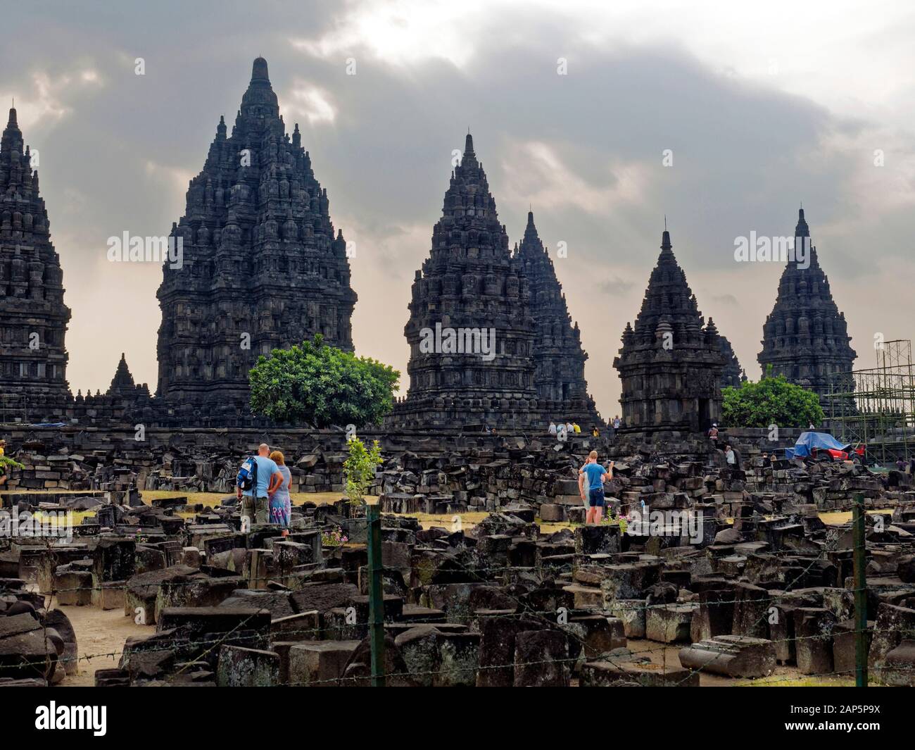 Hindu temple, Prambanan, UNESCO World Heritage Site, Java, Indonesia ...