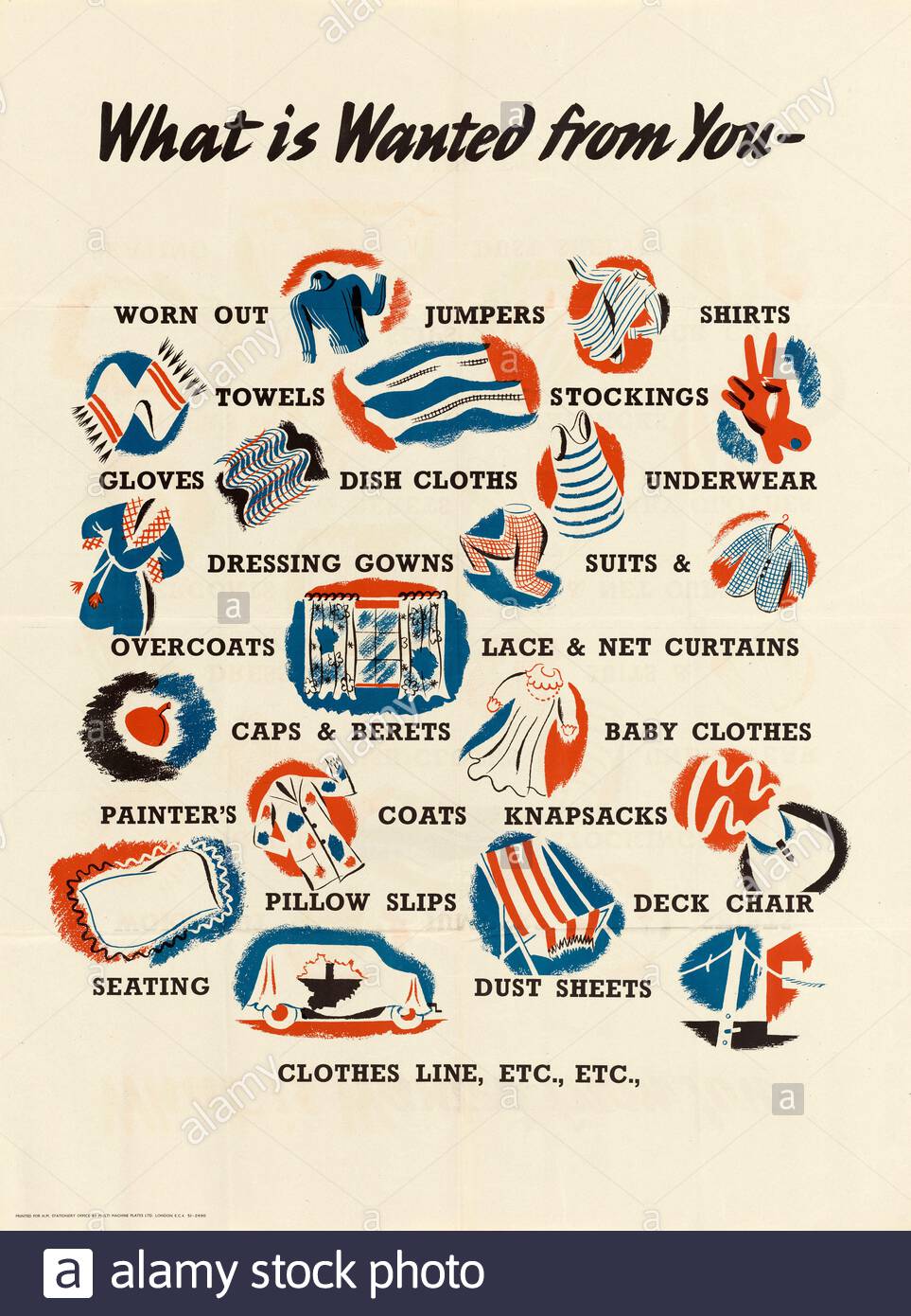 Ww2 recycling poster hi-res stock photography and images - Alamy
