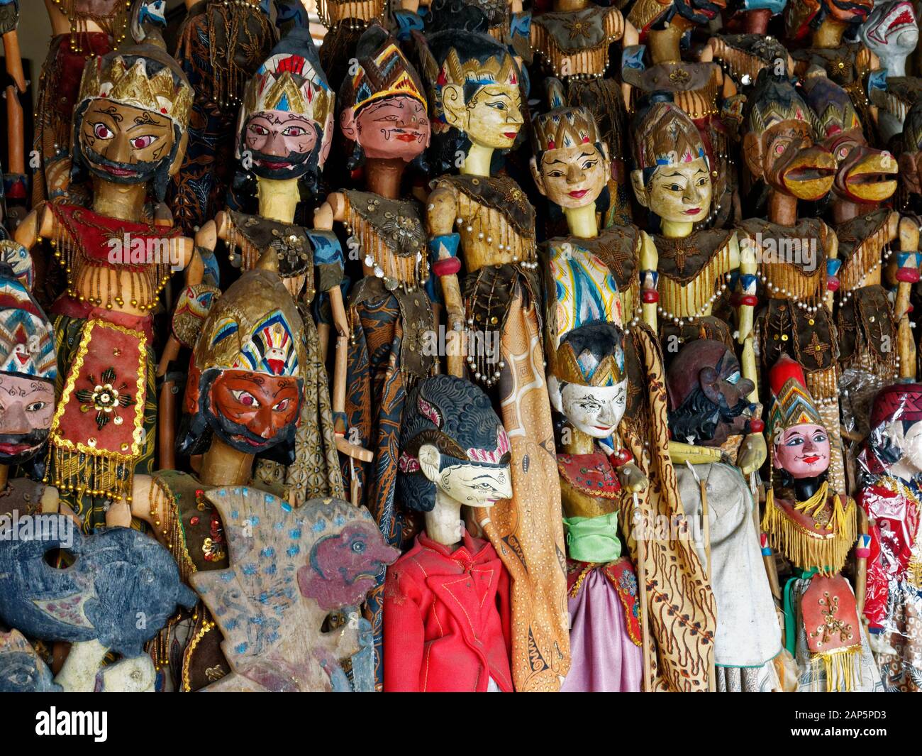 Traditional puppets, Yogyakarta, Jawa, Indonesia , Asia Stock Photo - Alamy