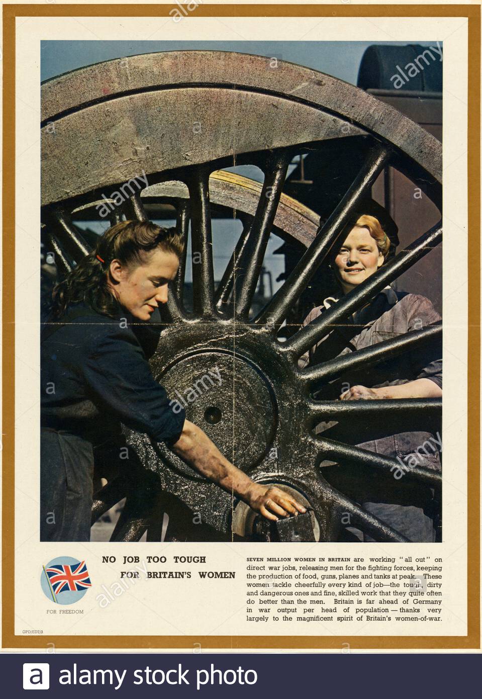 British World War 2 Public Information Propaganda poster Stock Photo ...