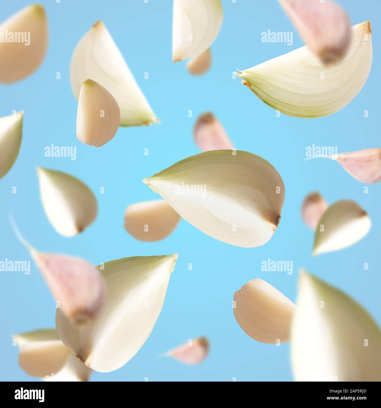 Fresh flying onion over white background, isolated Stock Photo - Alamy