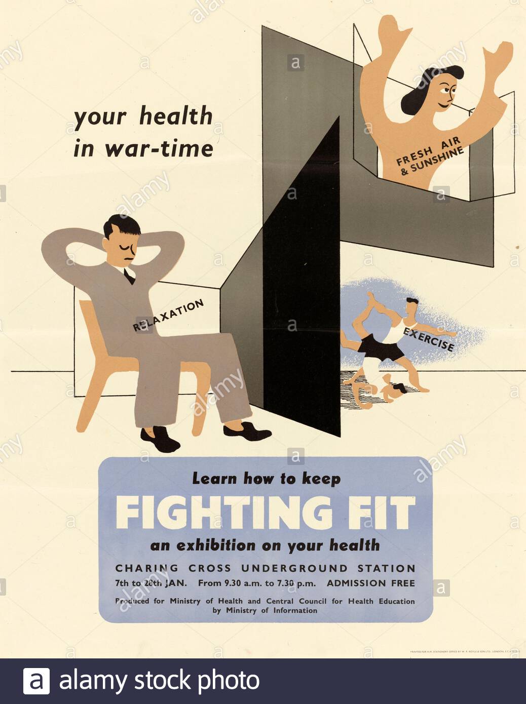 1930s health posters hi-res stock photography and images - Alamy