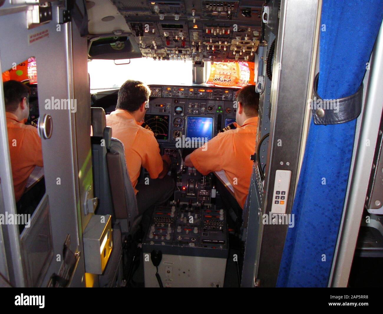 Flight deck uniform hi-res stock photography and images - Alamy