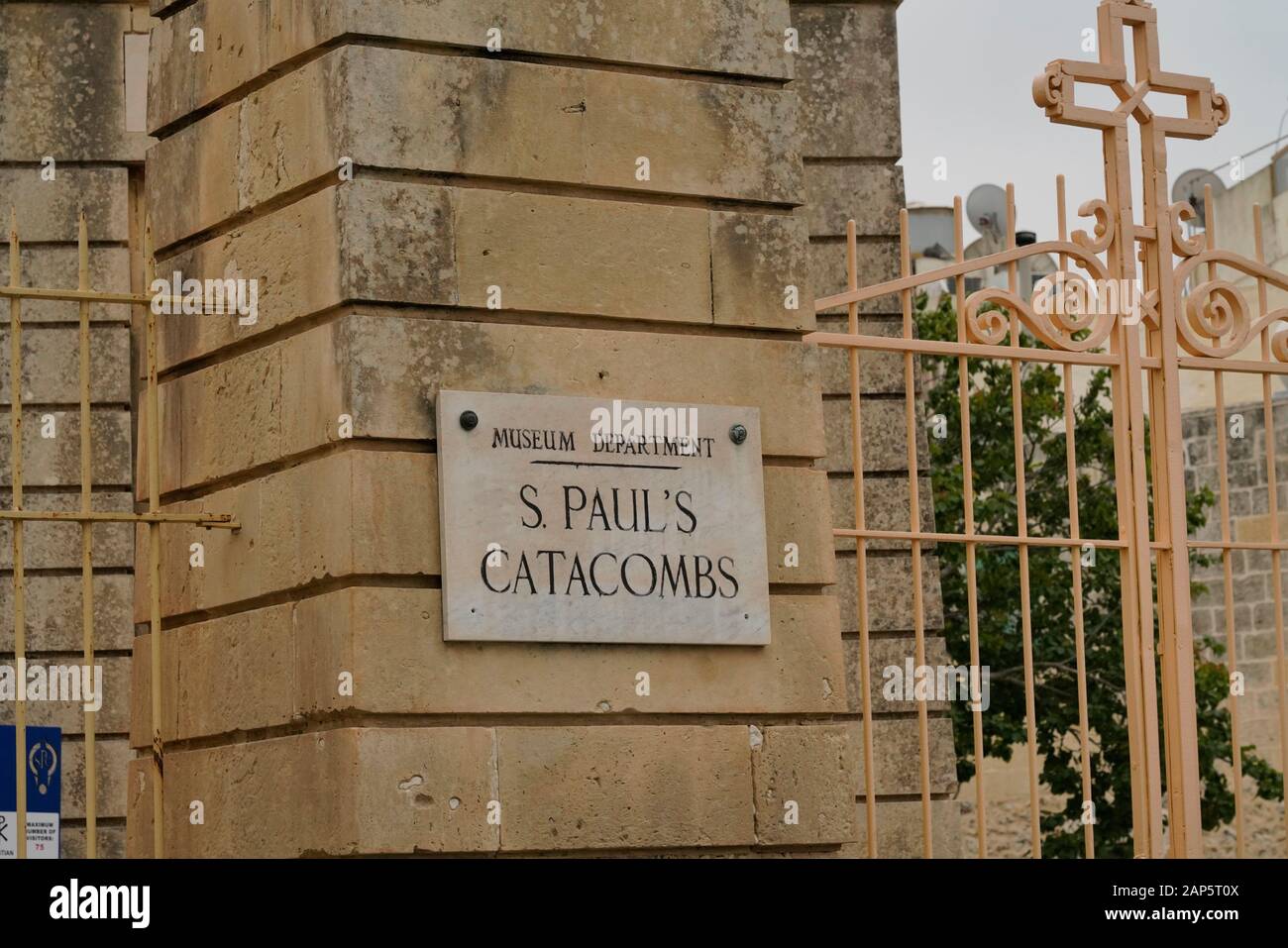 St. Paul’s Catacombs, St. Agatha Street, Rabat, Malta Island Stock ...