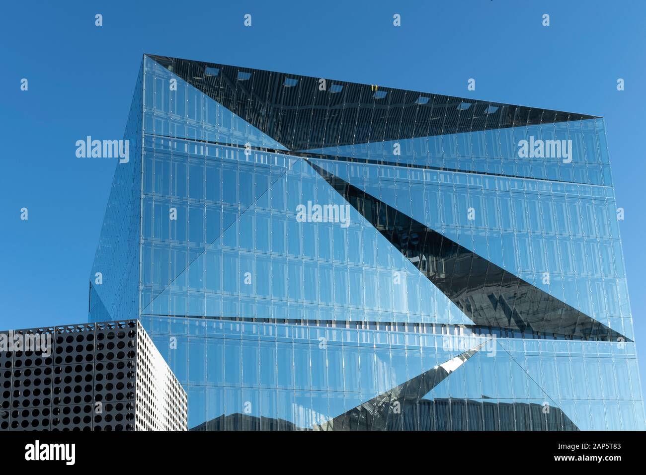 Cube Berlin, Berlin, Germany , a modern glass office building located ...