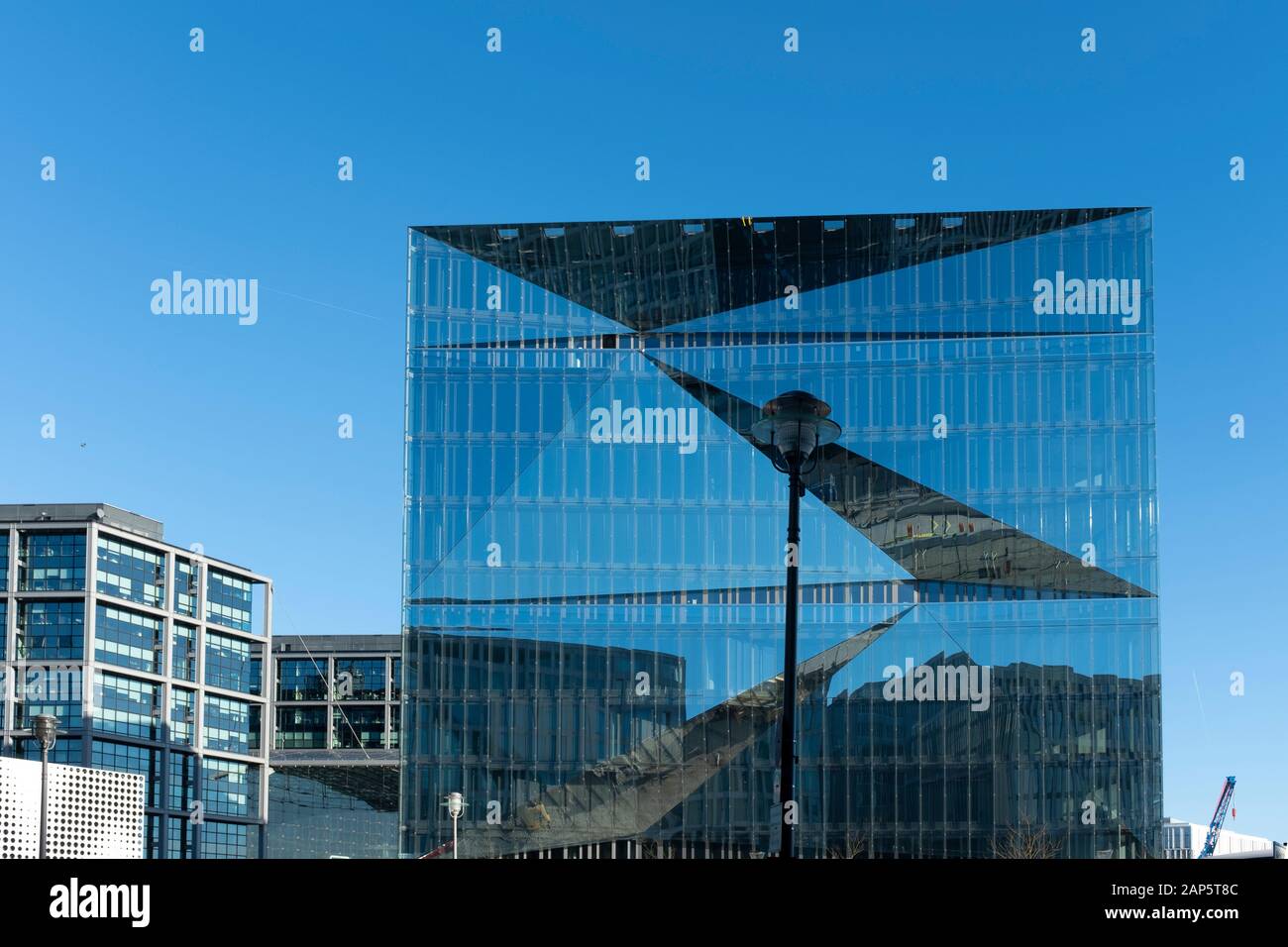 Cube Berlin, Berlin, Germany , a modern glass office building located ...