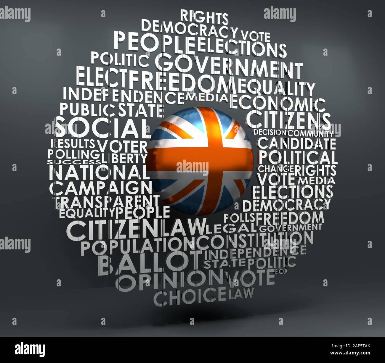 Words cloud relative for voting. Circle frame. Flag of the United ...