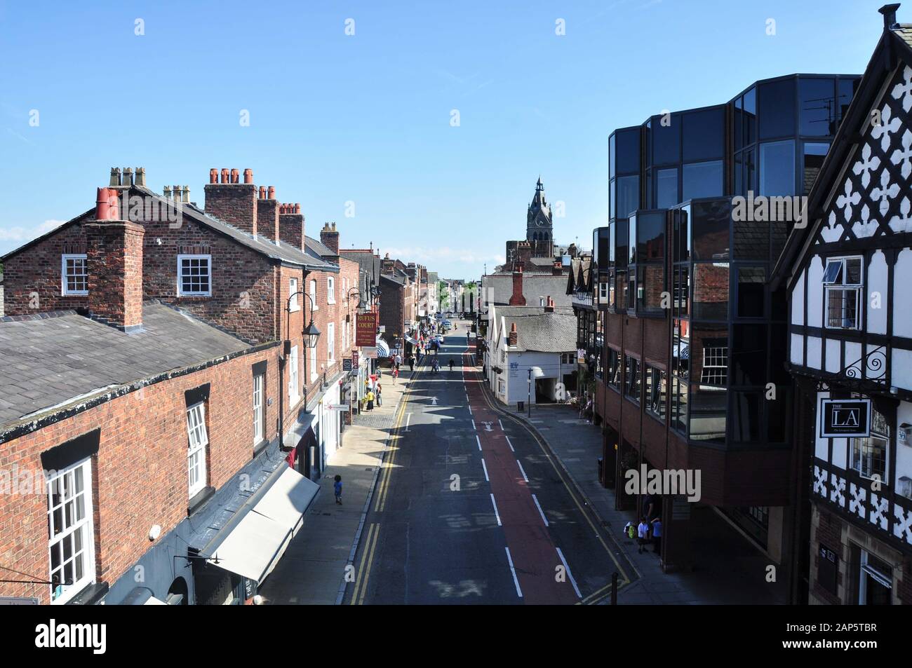 Chester town centre, England Stock Photo - Alamy
