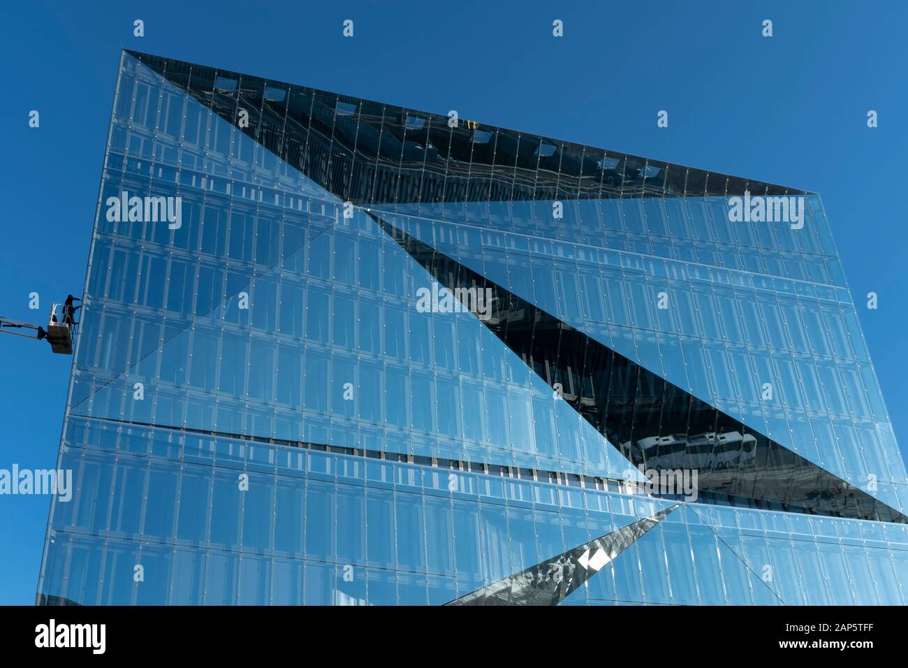 Cube Berlin, Berlin, Germany , a modern glass office building located ...